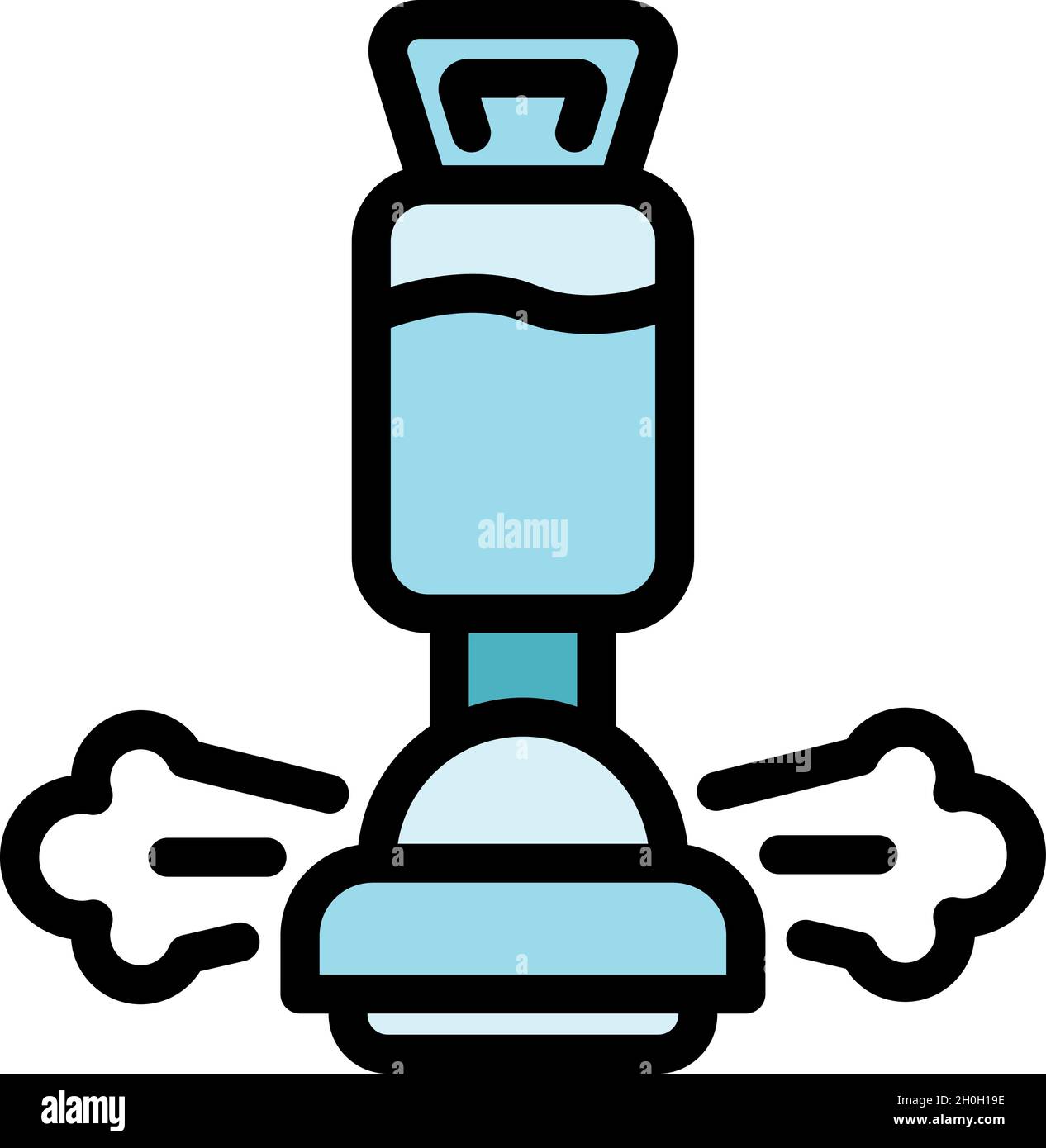 Machine steam cleaner icon. Outline machine steam cleaner vector icon ...