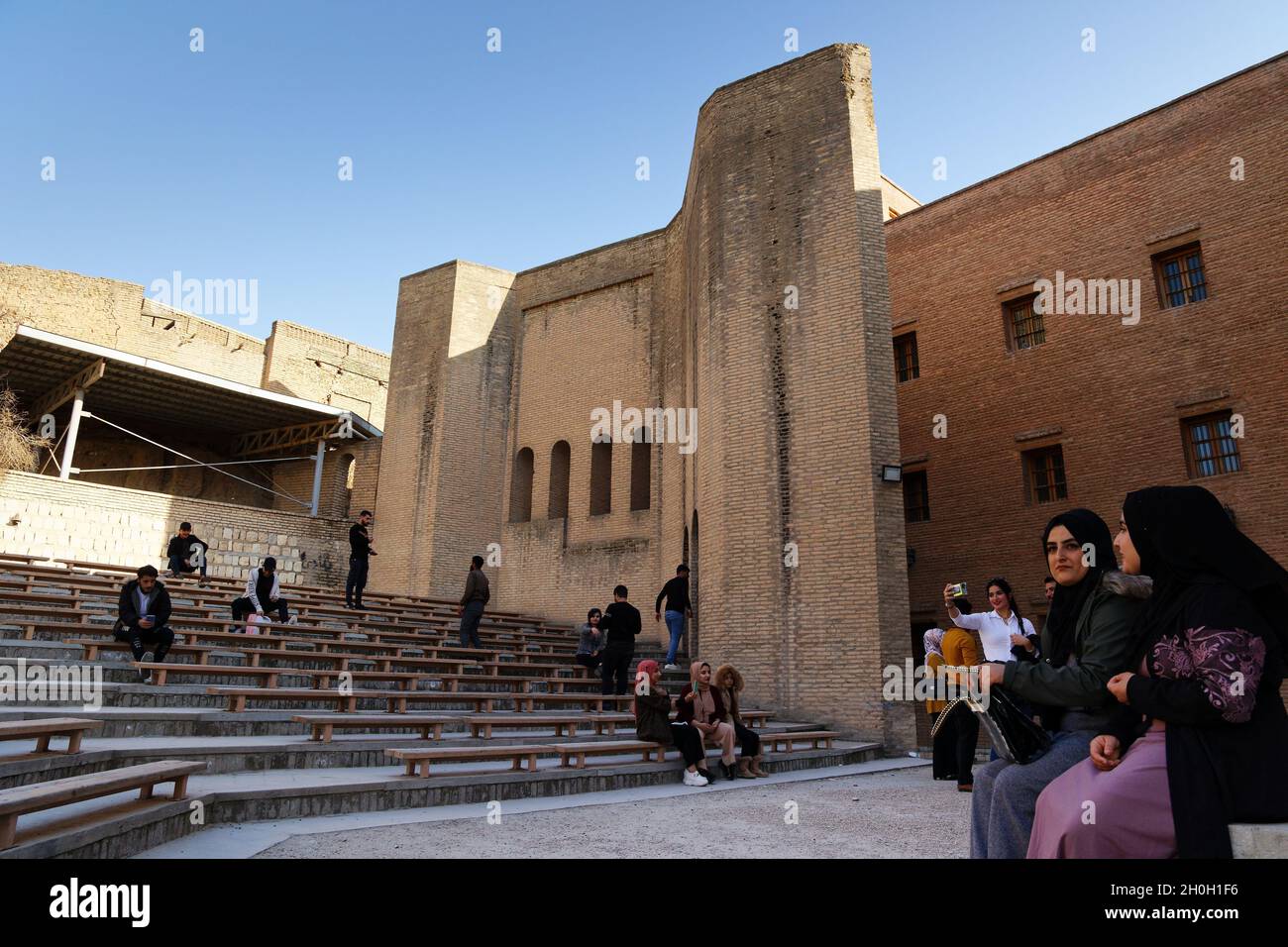Erbil, Iraq. The theatre inside the citadel. Credit: MLBARIONA Stock ...