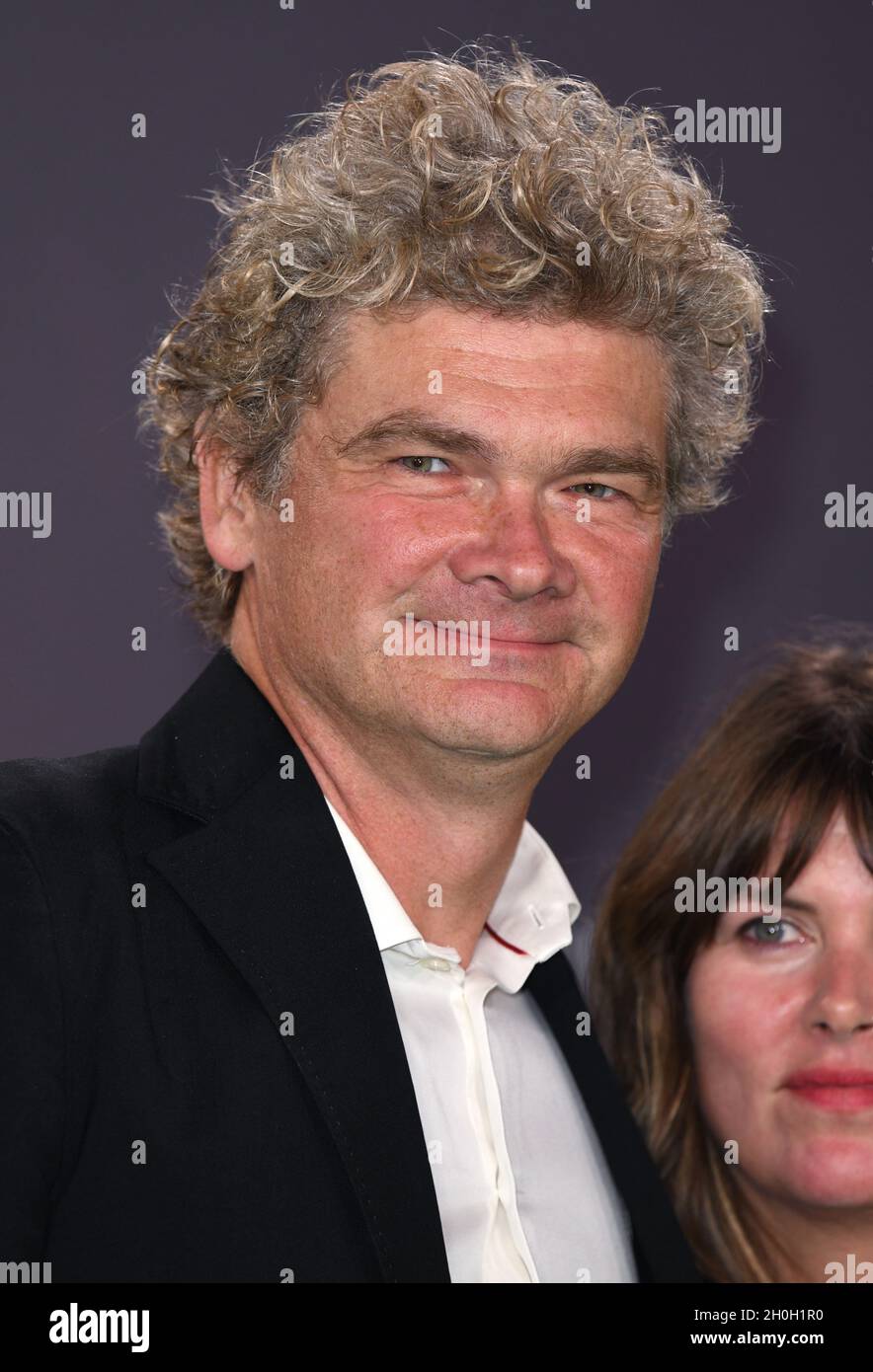 October 12th, 2021, London, UK. Simon Farnaby arriving at The Phantom ...