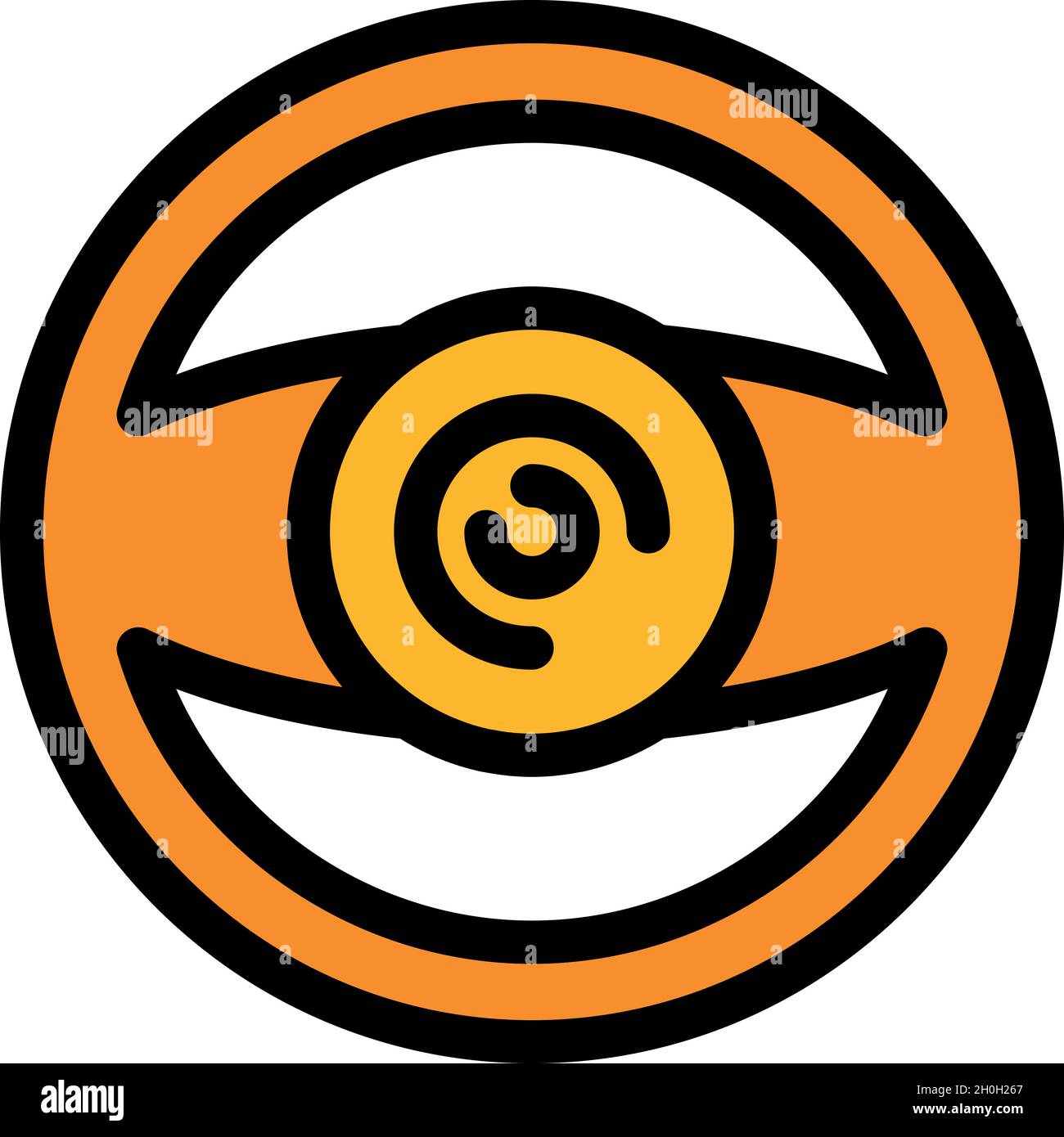 Steering Wheel Icon Outline Steering Wheel Vector Icon Color Flat