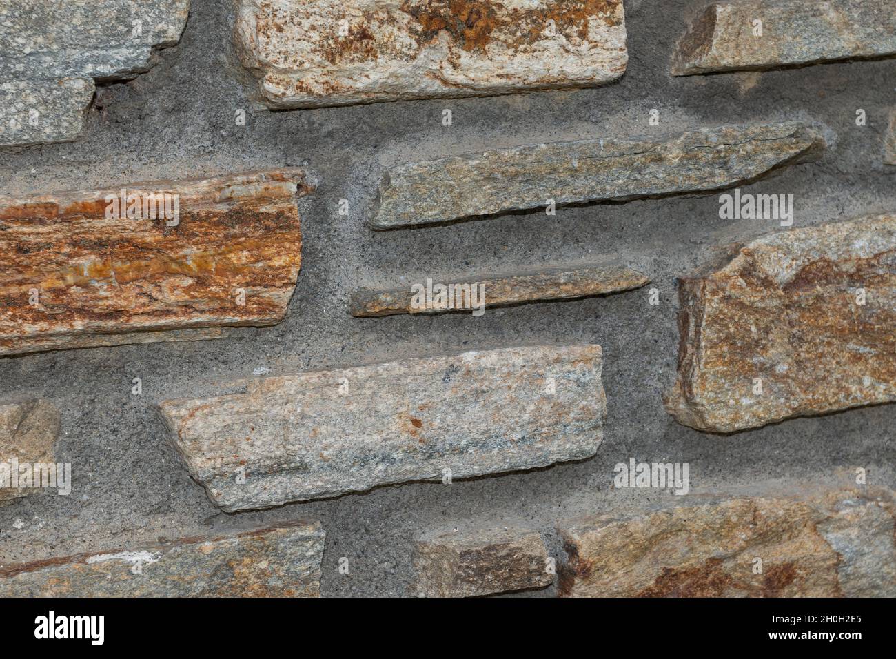 rustic wall, decorative stonewall Stock Photo - Alamy