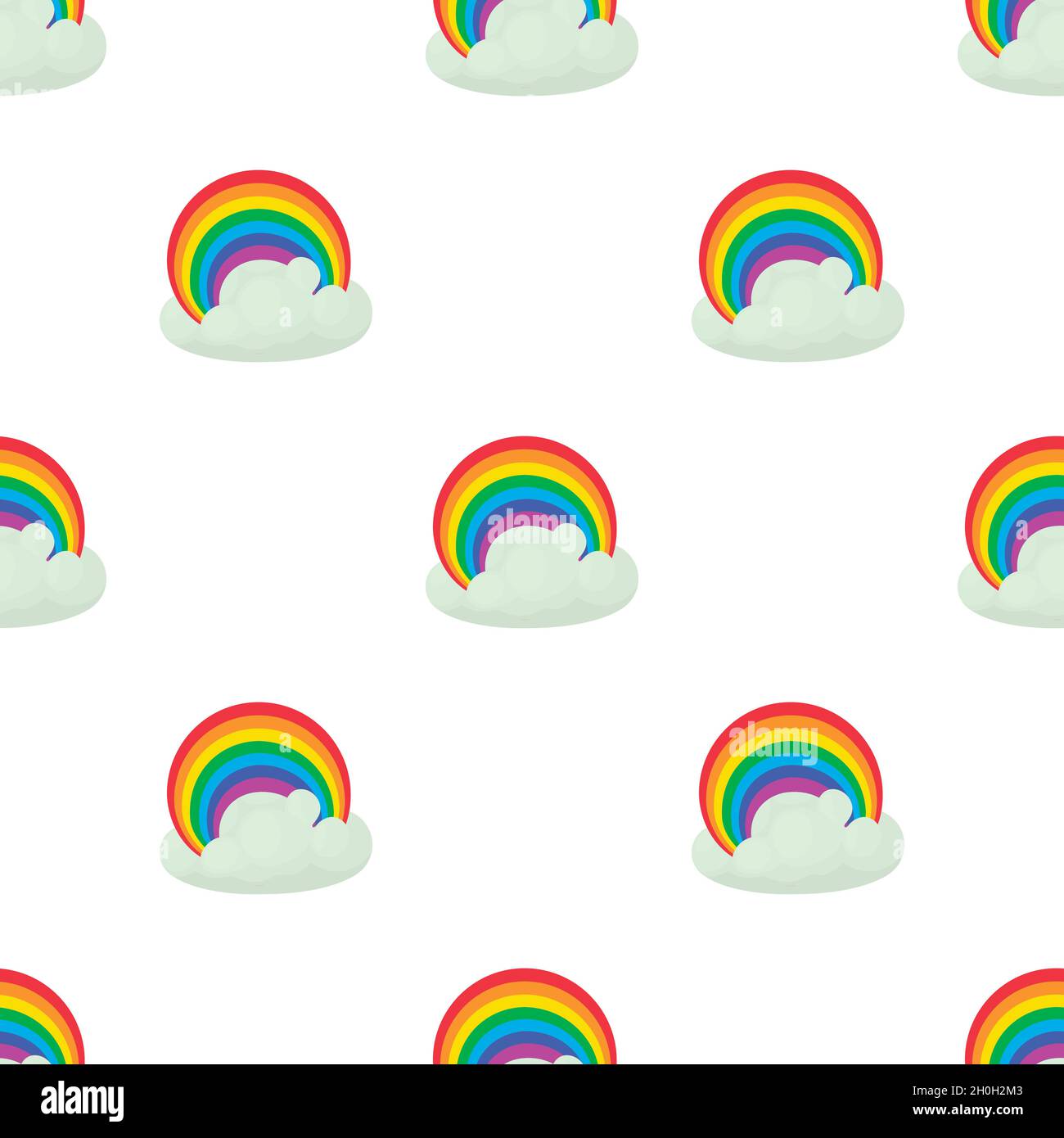 Rainbow pattern seamless background texture repeat wallpaper geometric ...