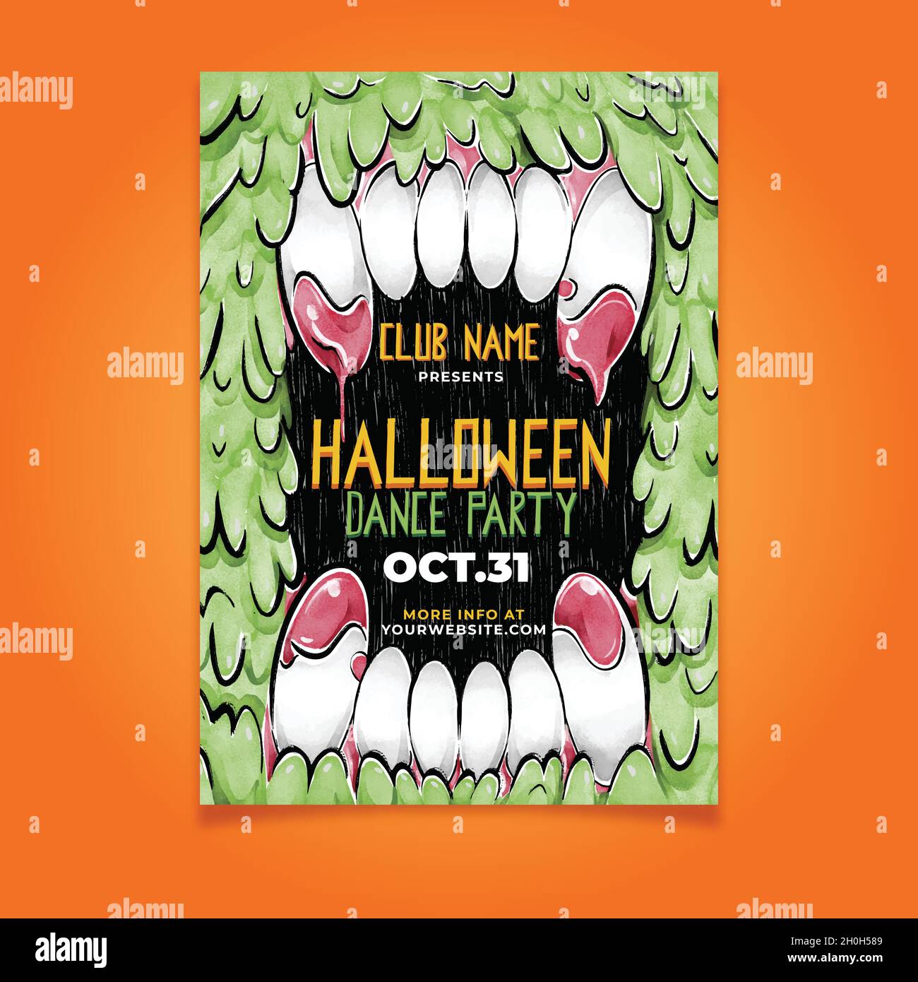 Halloween Dance Flyer Templates