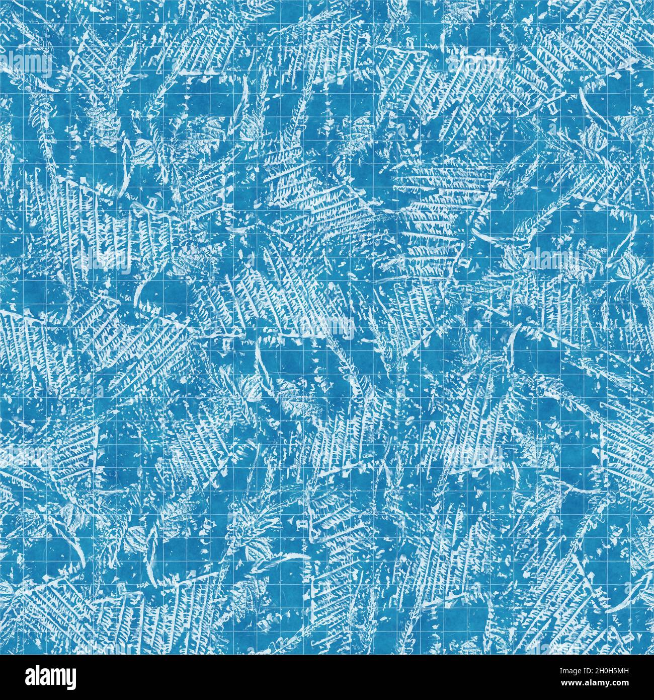 Seamless bright blue blueprint pattern for textile and print Stock ...