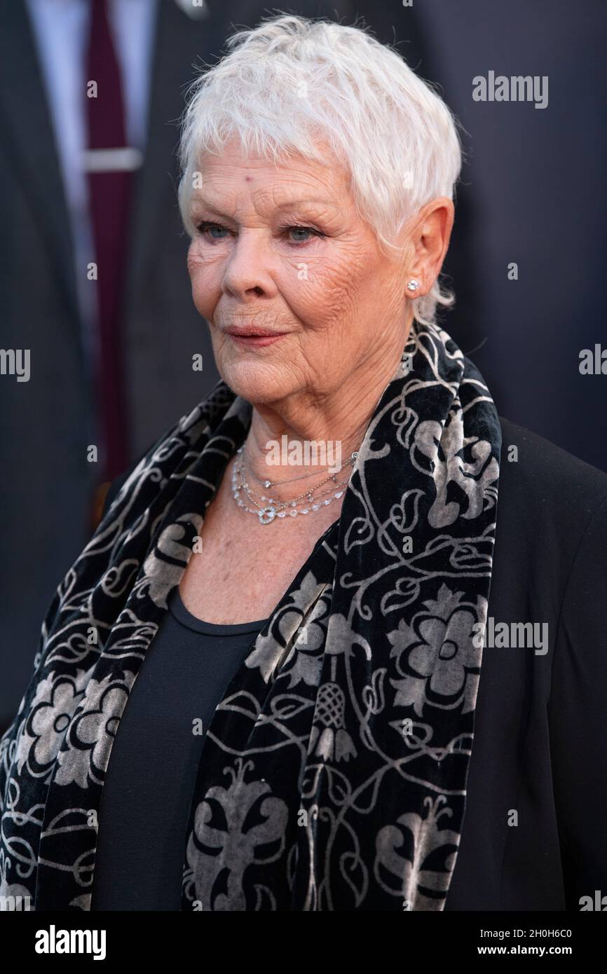 LONDON, ENGLAND - OCTOBER 12: Dame Judith Dench attends the UK Premiere ...