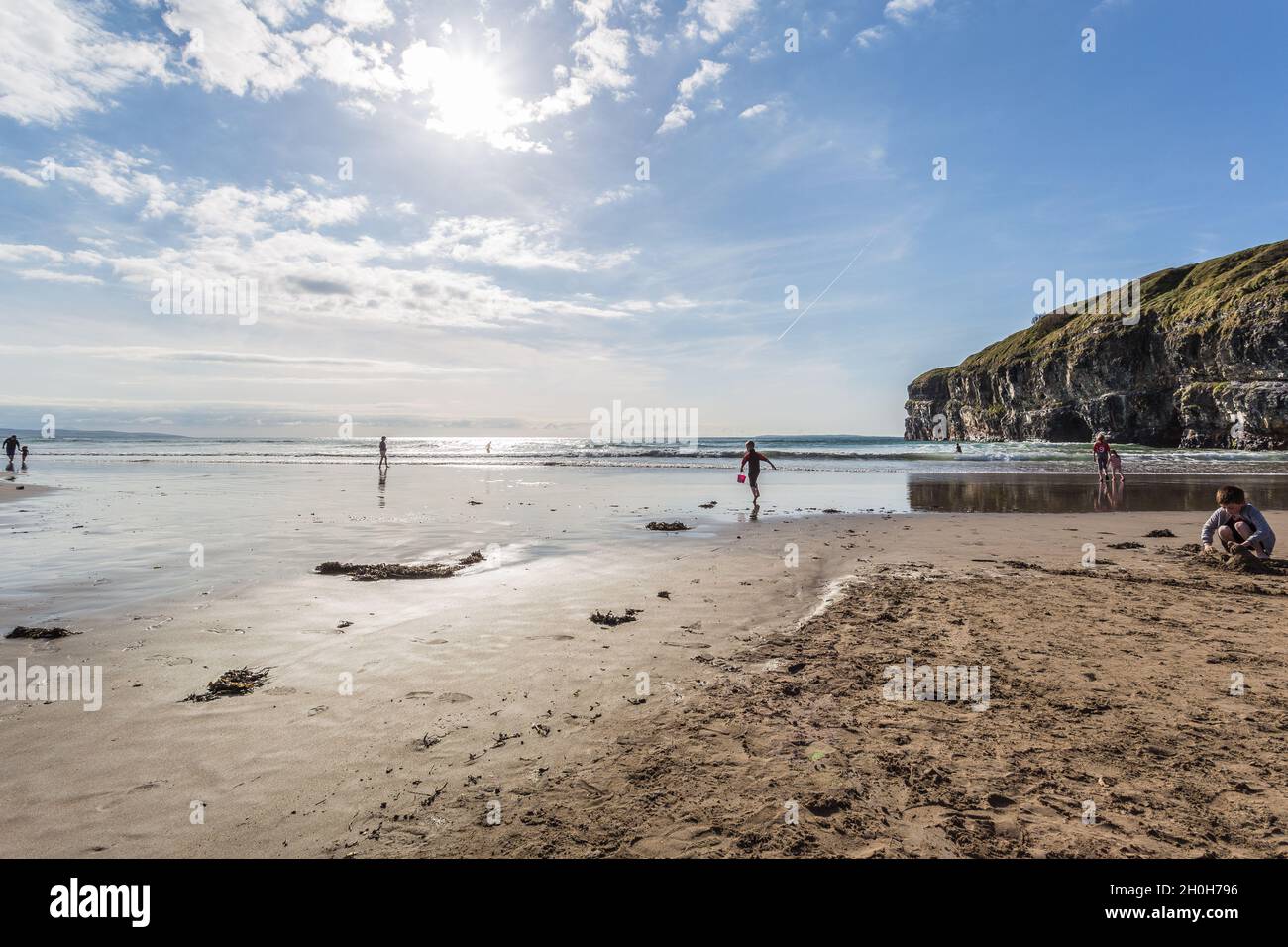 Ballybunion by sea Stock Photo - Alamy