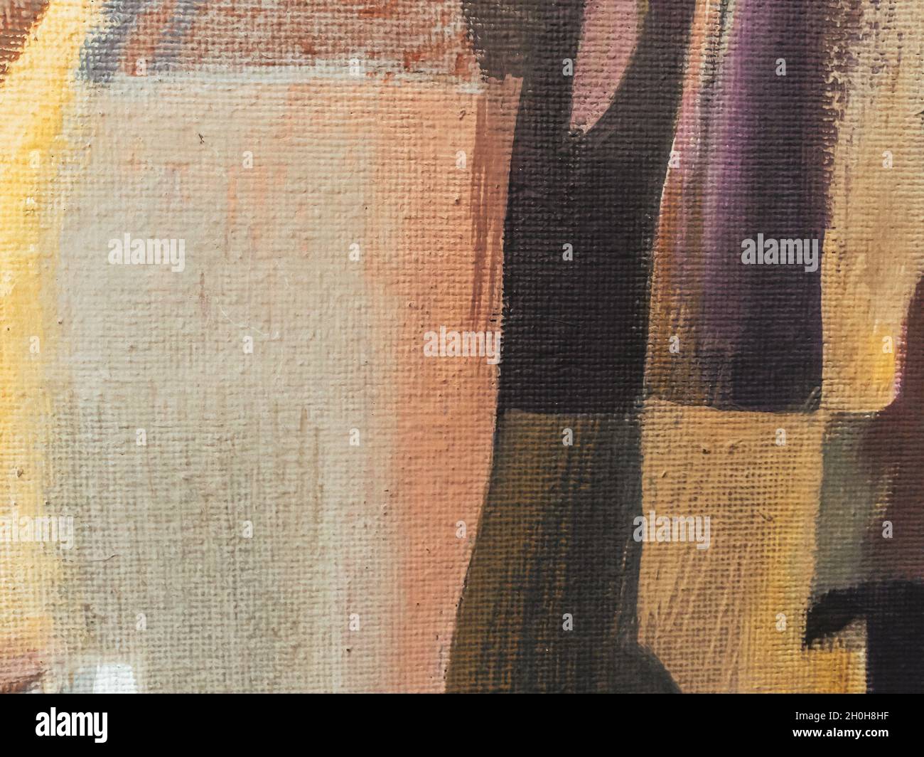 Closeup shot of a neutral abstract painting for wallpapers Stock Photo ...