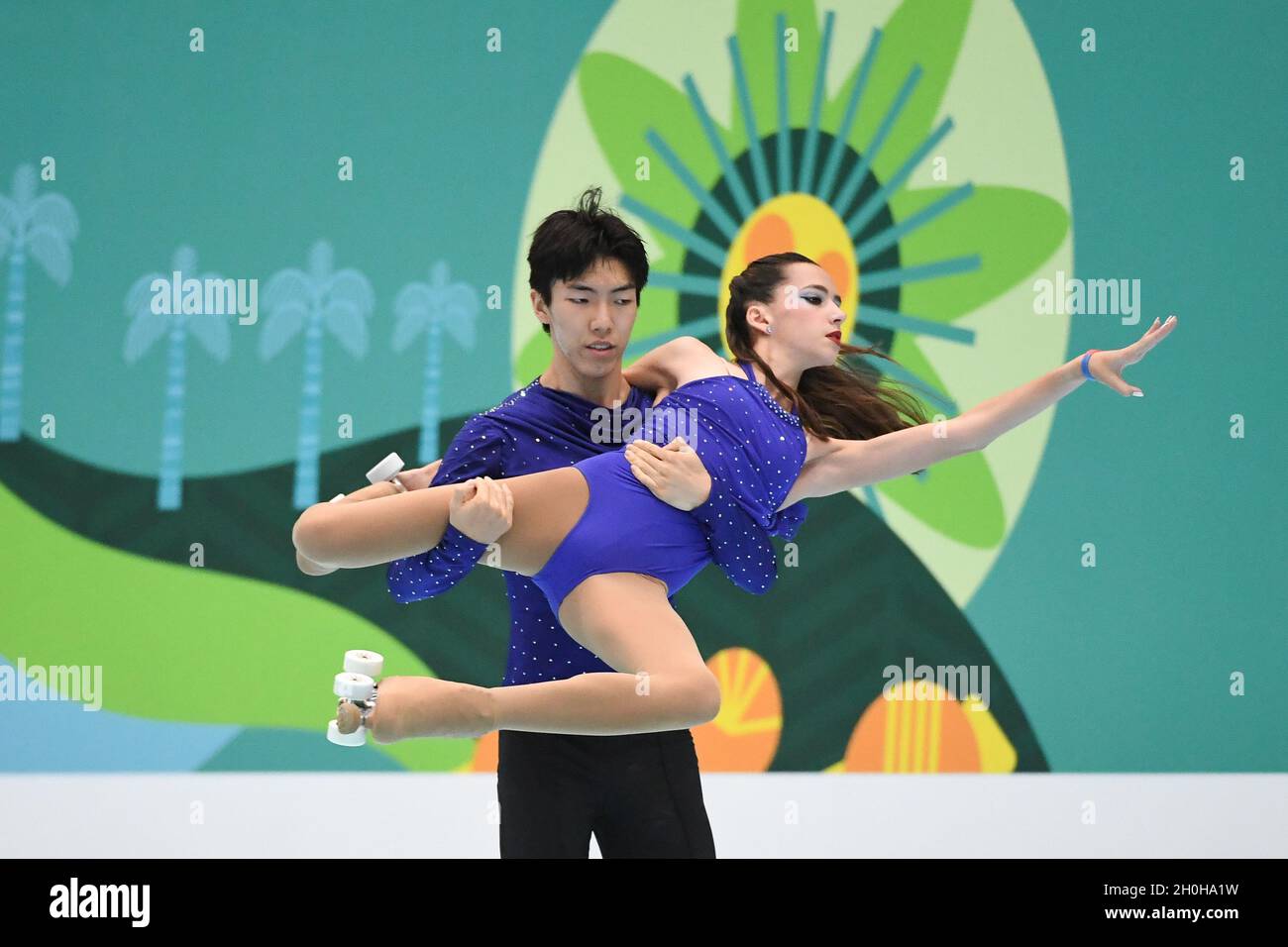 LILLIAN GARDNER - NOAH ZHENG, USA, performing in Junior Dance Couples ...