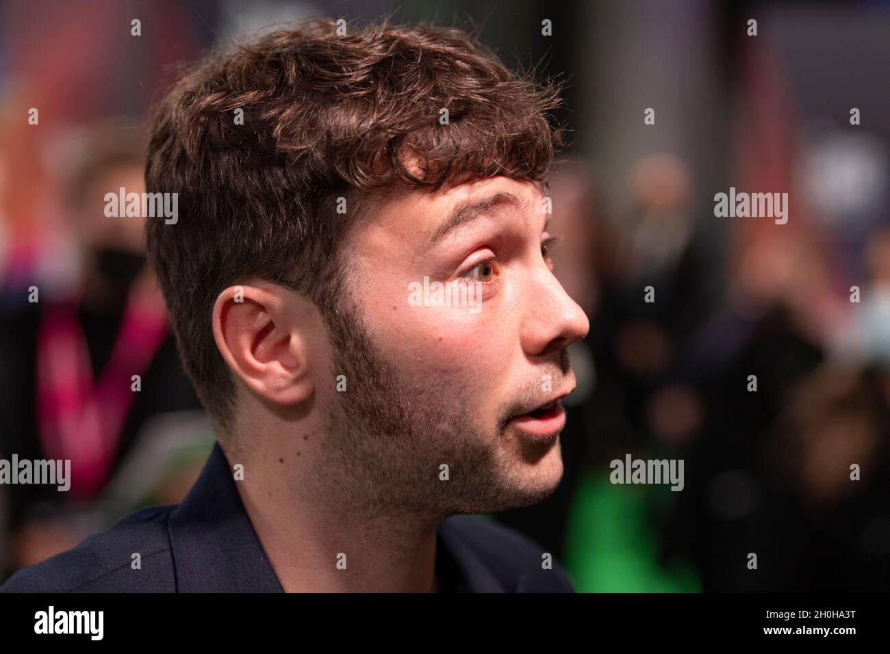 LONDON, ENGLAND - OCTOBER 12: Jake Davies attends the World Premiere of ...
