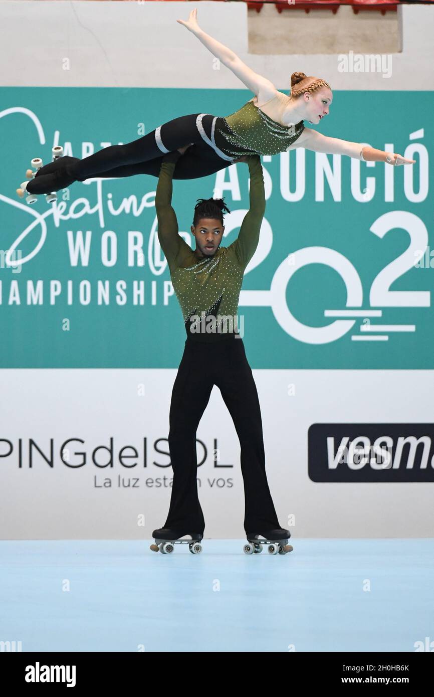 SAMANTHA KRUSZA - DARIUS SANDERS, USA, performing in Senior Pairs ...