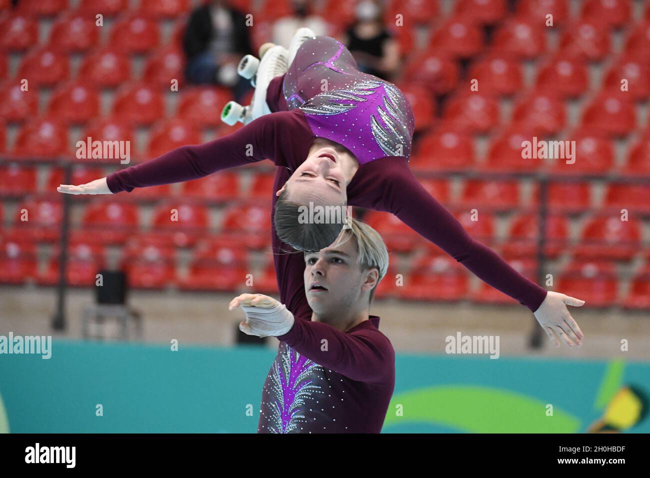 EVIE BERG - CHANCE BECKER, USA, performing in Senior Pairs - Free ...