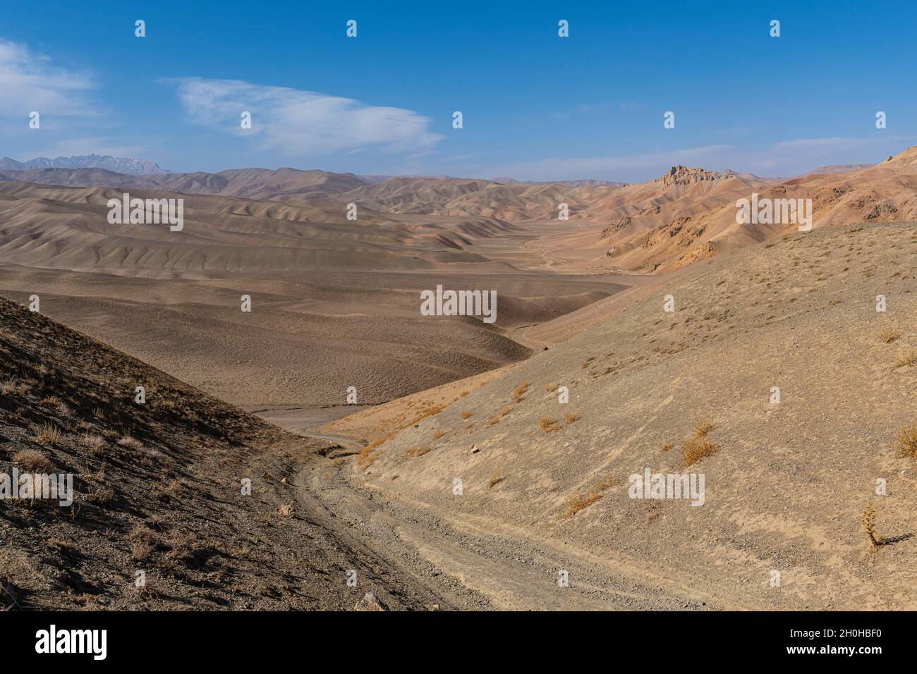 Desert landscape around Bamyan, Afghanistan Stock Photo - Alamy