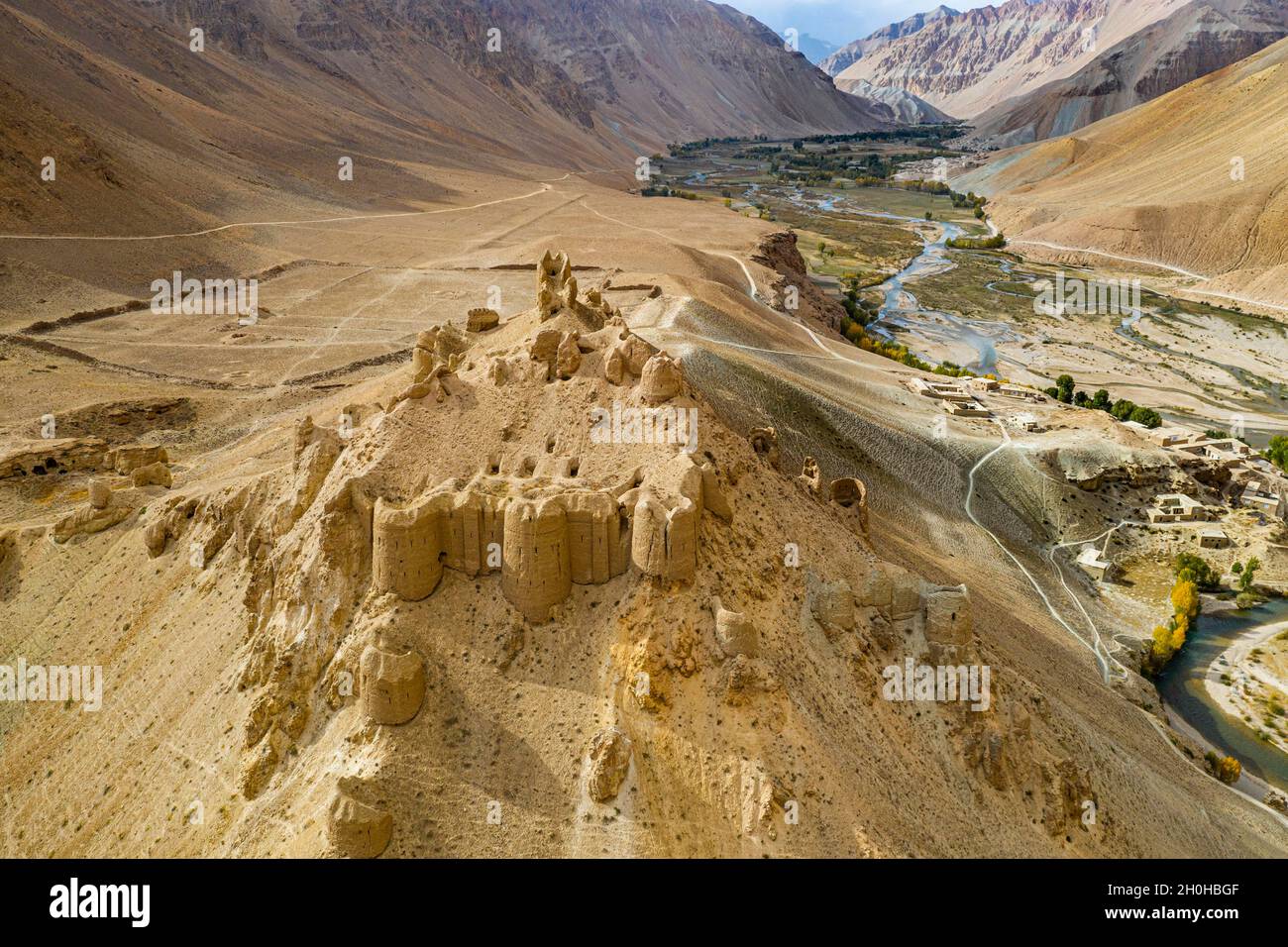Chehel Burj or forty towers fortress, Yakawlang province, Bamyan ...