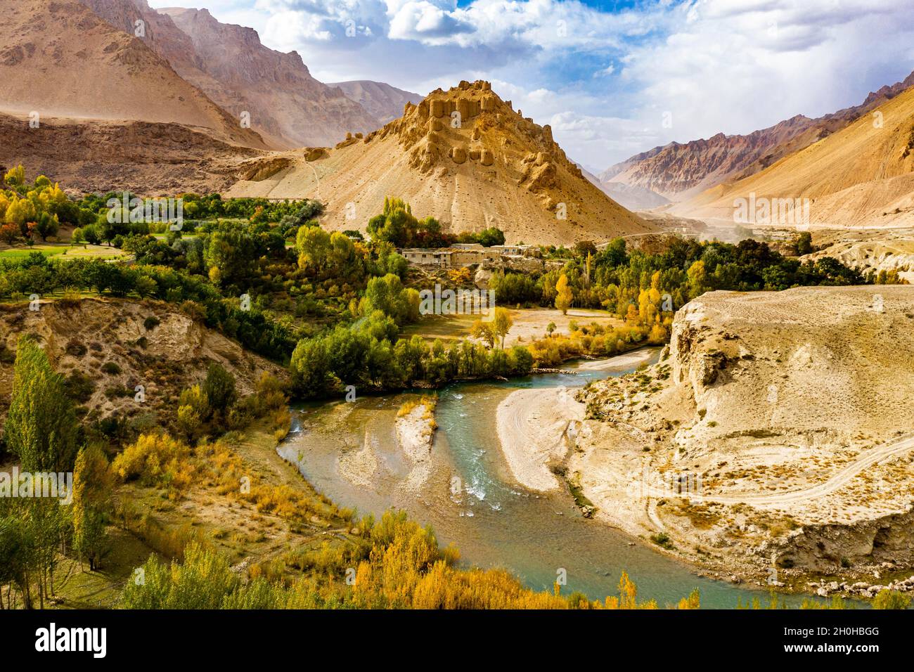 Chehel Burj or forty towers fortress, Yakawlang province, Bamyan ...