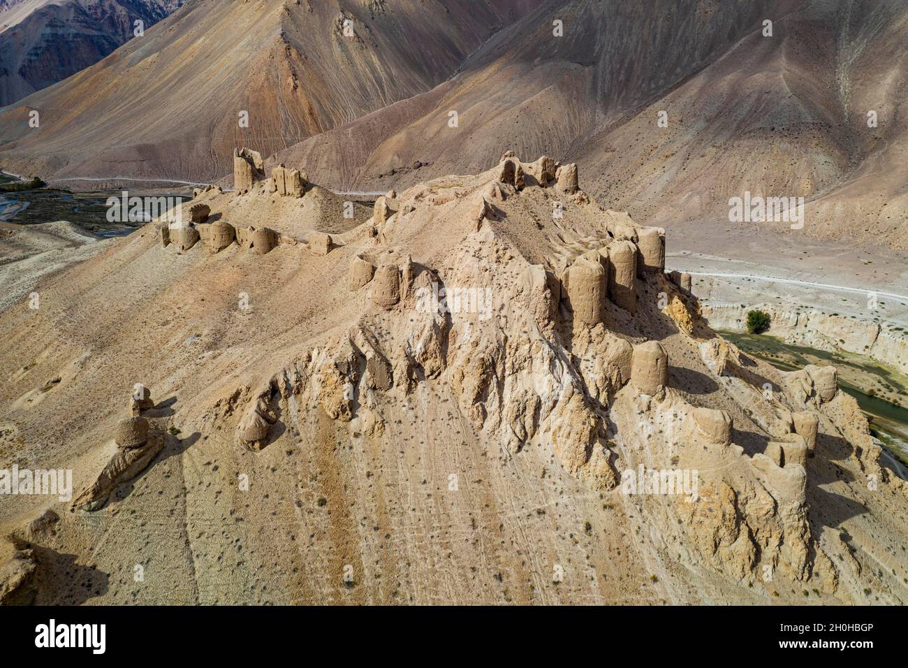 Chehel Burj or forty towers fortress, Yakawlang province, Bamyan ...