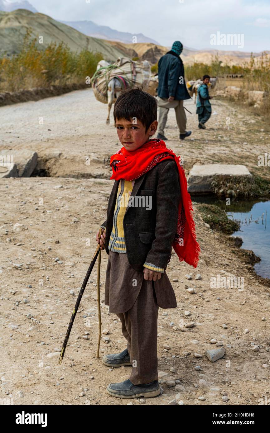 Donkey carawan, Yakawlang province, Bamyan, Afghanistan Stock Photo - Alamy