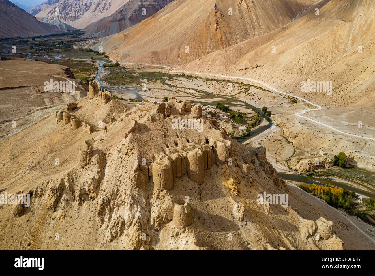 Chehel Burj or forty towers fortress, Yakawlang province, Bamyan ...