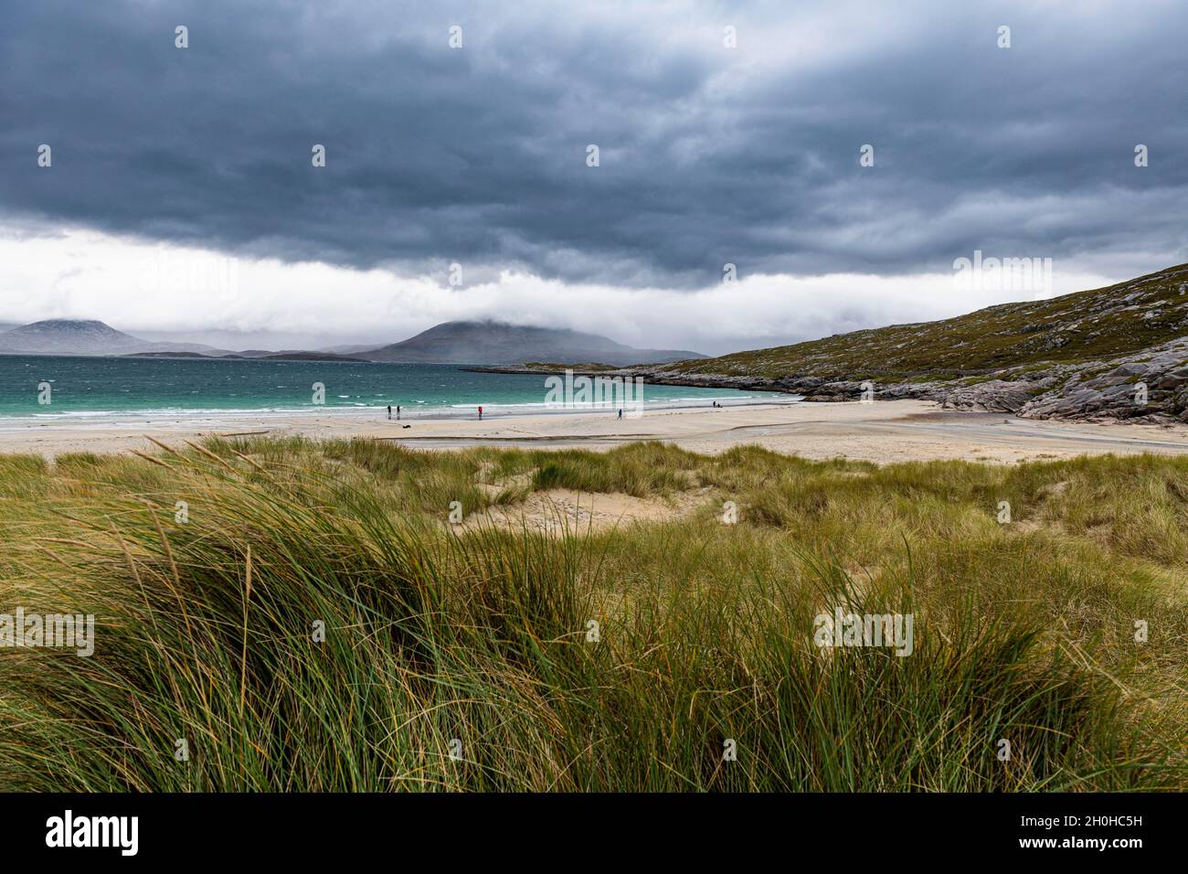 Luskentyre Beach, Isle of Harris, Outer Hebrides, Scotland, UK Stock ...