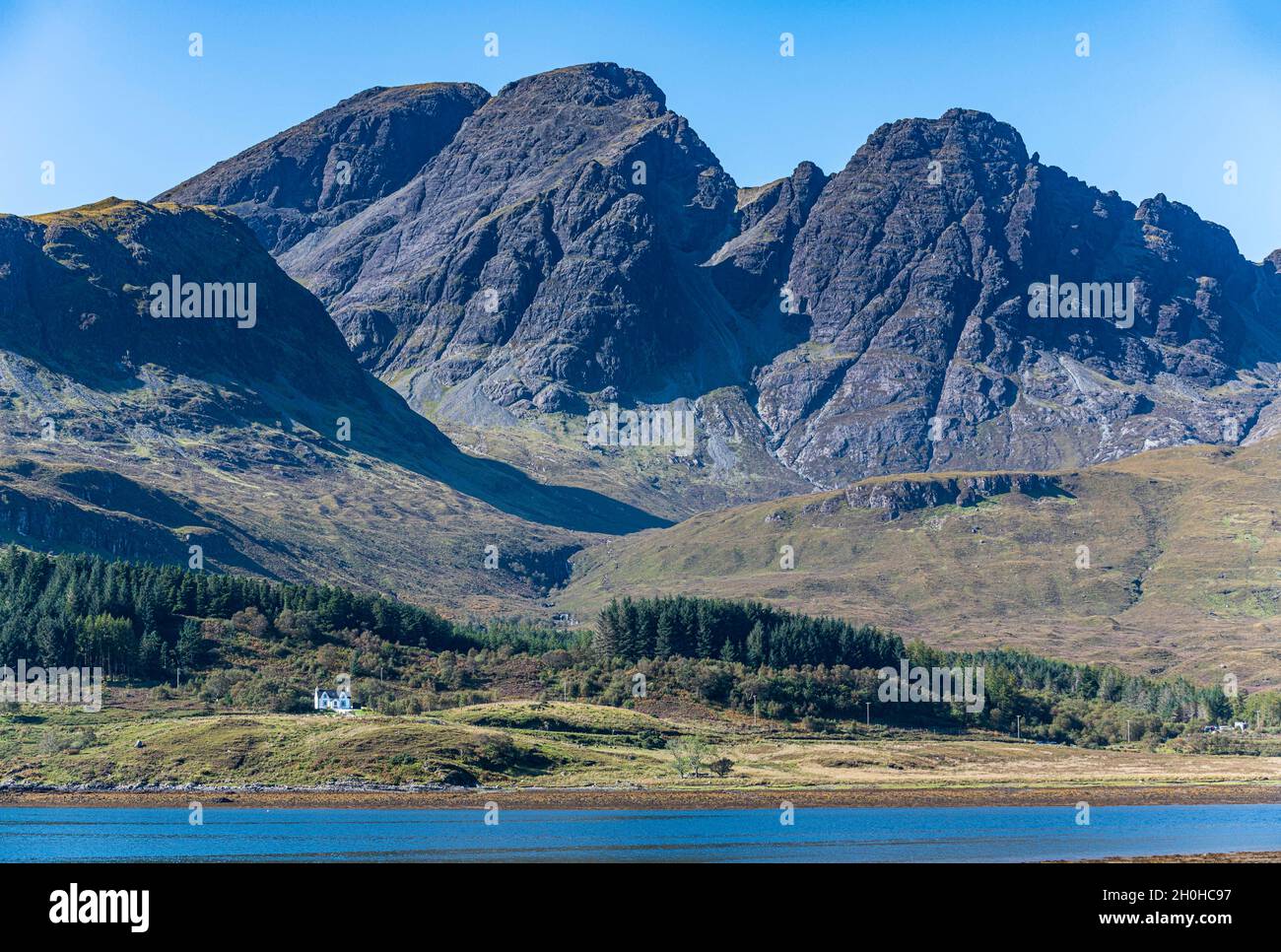 Black Cuillin ridge, Isle of Skye, Scotland, UK Stock Photo - Alamy