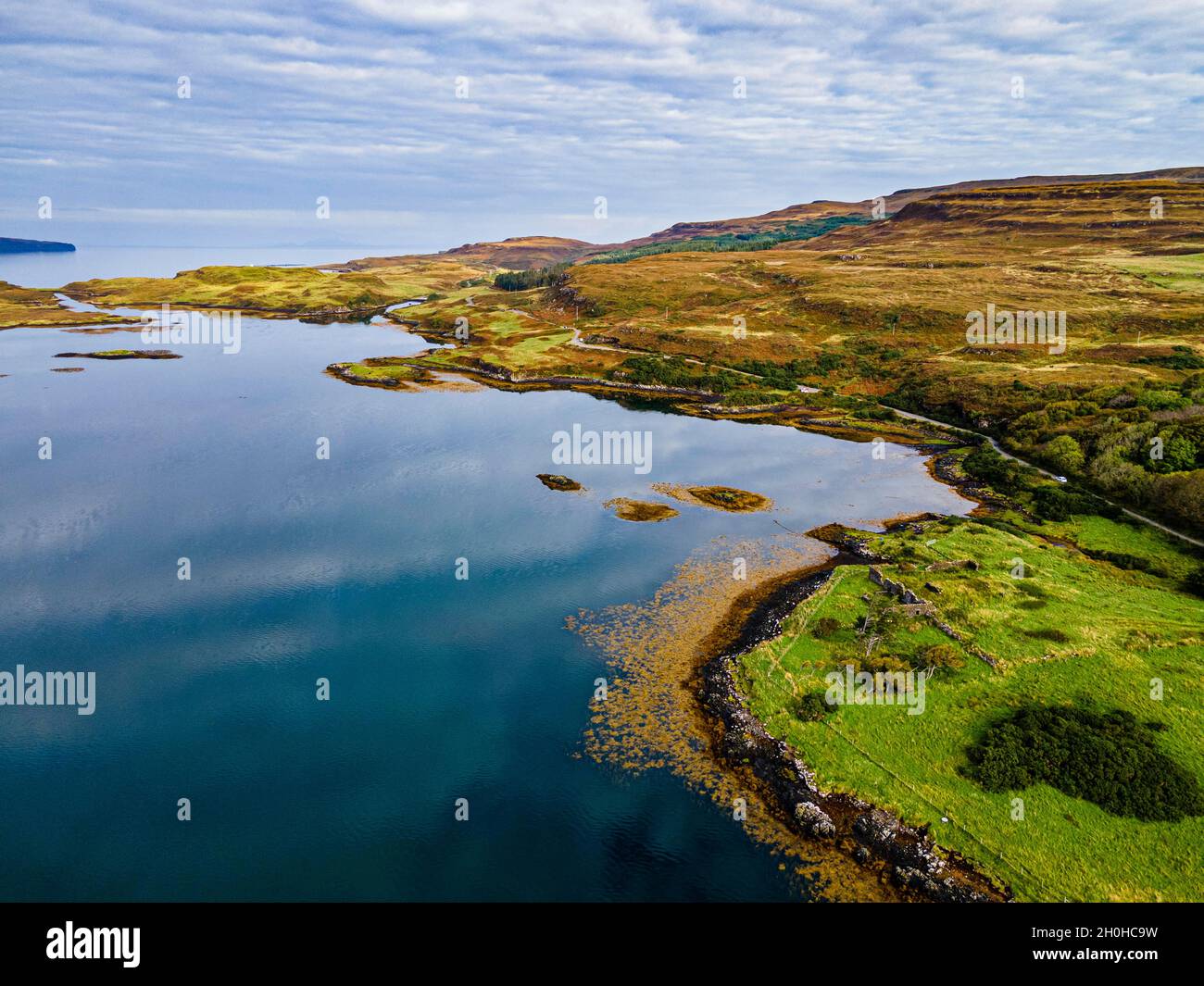 Isle of skye aerial view hi-res stock photography and images - Alamy