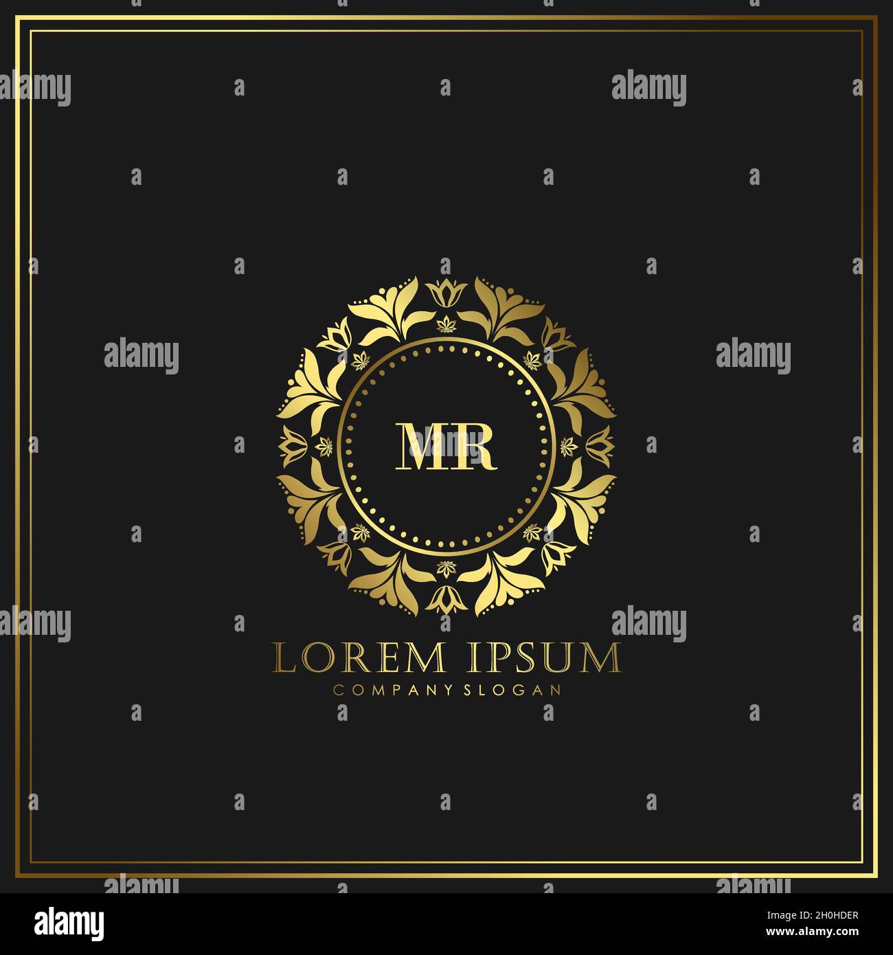 Letter mr logo hi-res stock photography and images - Alamy