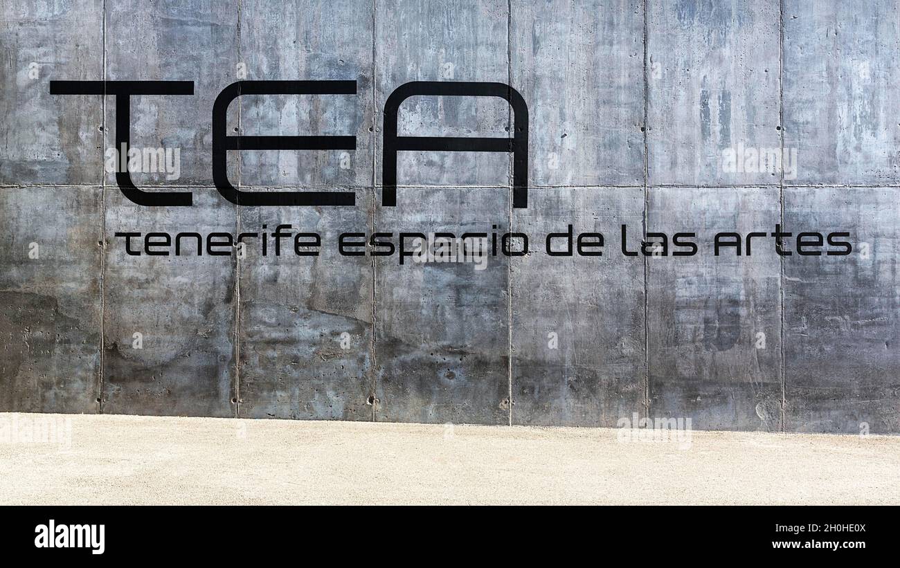 Writing on a wall, TEA, Tenerife Espacio de las Artes, Art and Cultural ...