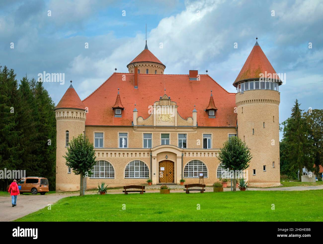 Stolpe Castle Manor House, Stolpe, Usedom Island, Mecklenburg-Western ...