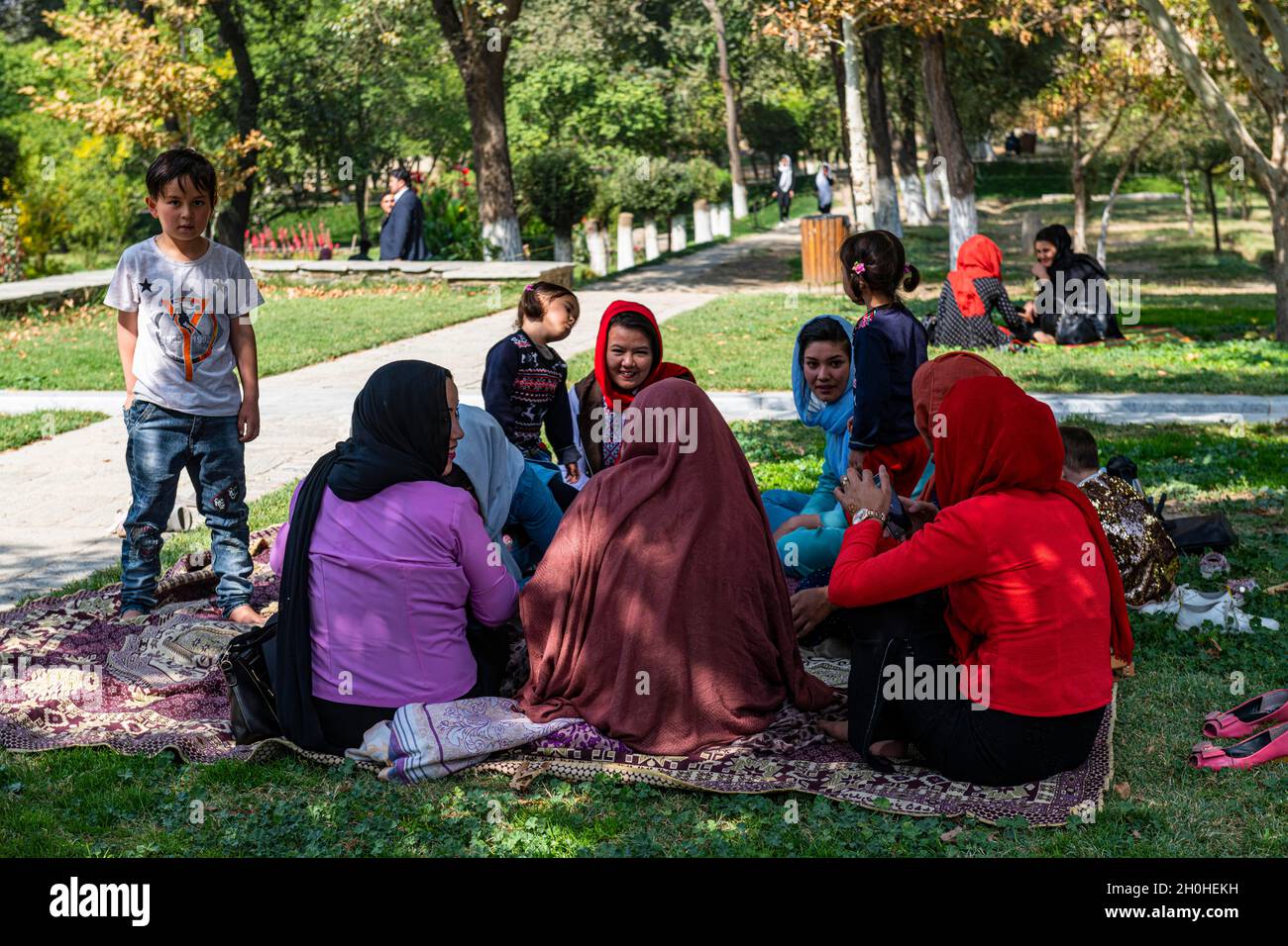 Gardens of Babur, Kabul, Afghanistan Stock Photo - Alamy