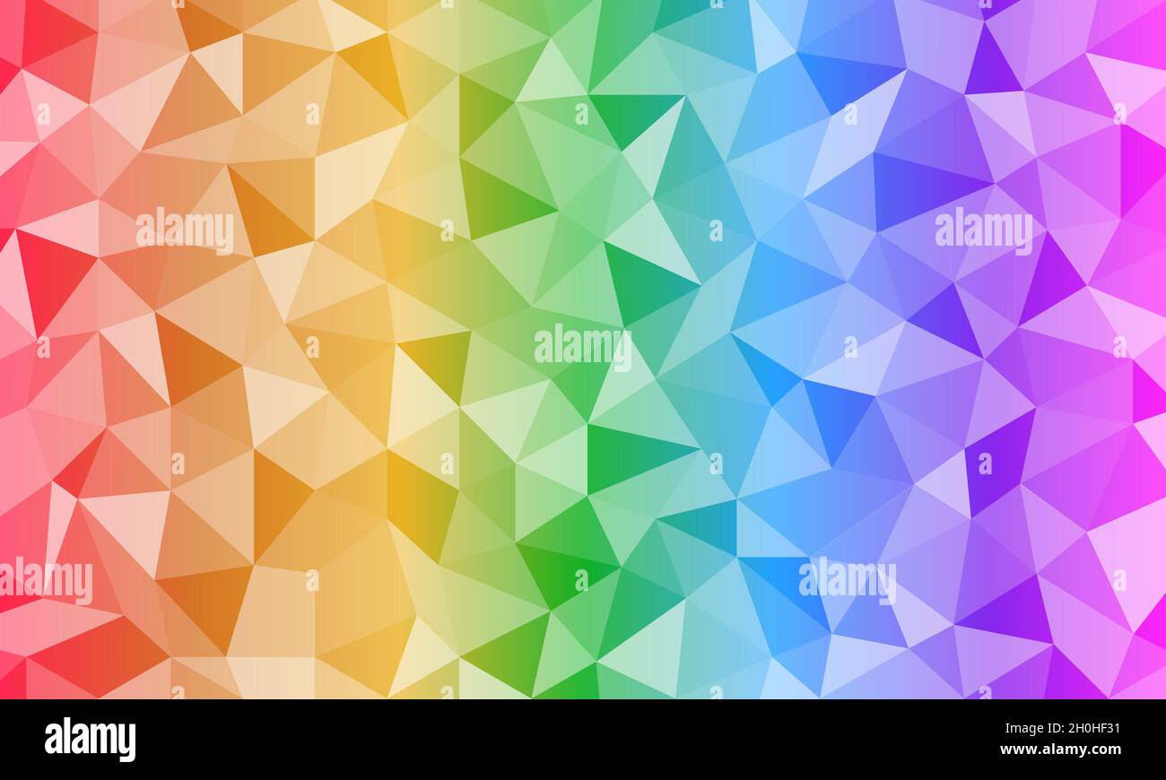 Abstract Triangular Gradient Polygon Background , Vector Stock Vector ...