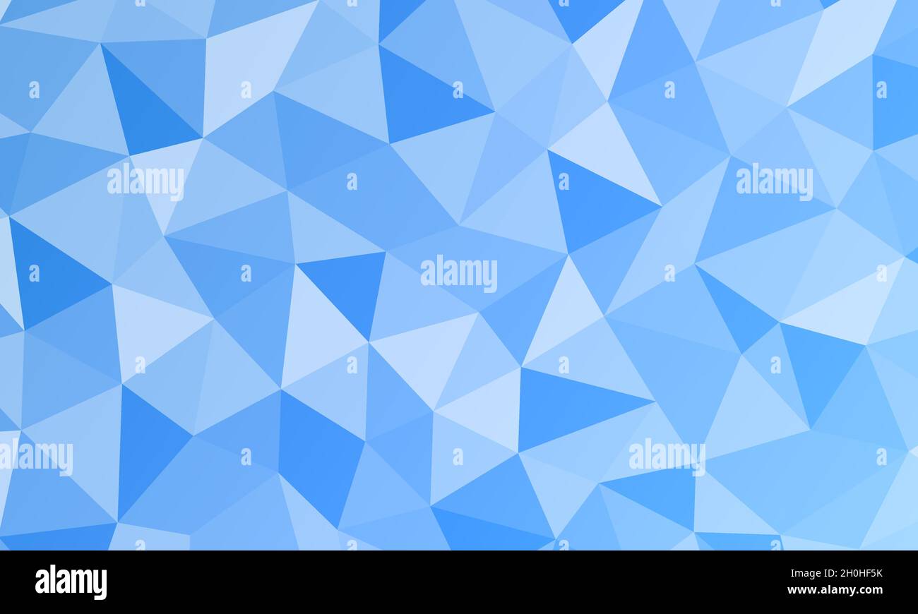 Abstract Triangular Blue Polygon Background , Vector Stock Vector Image ...