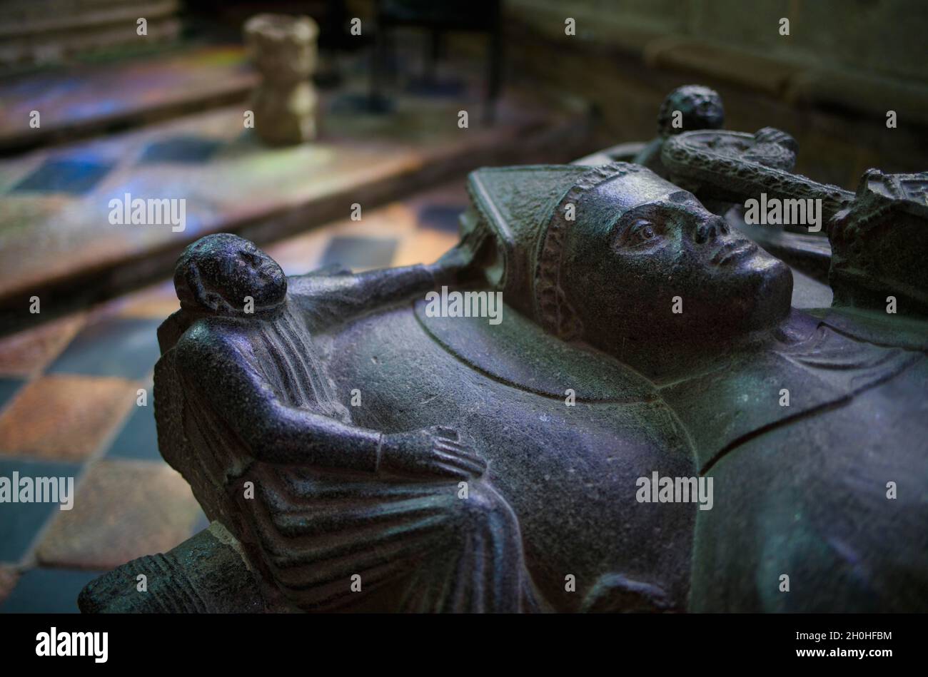 Tomb of Saint Ronan, Saint-Ronan Church, Locronan (Lokorn), Finistere ...