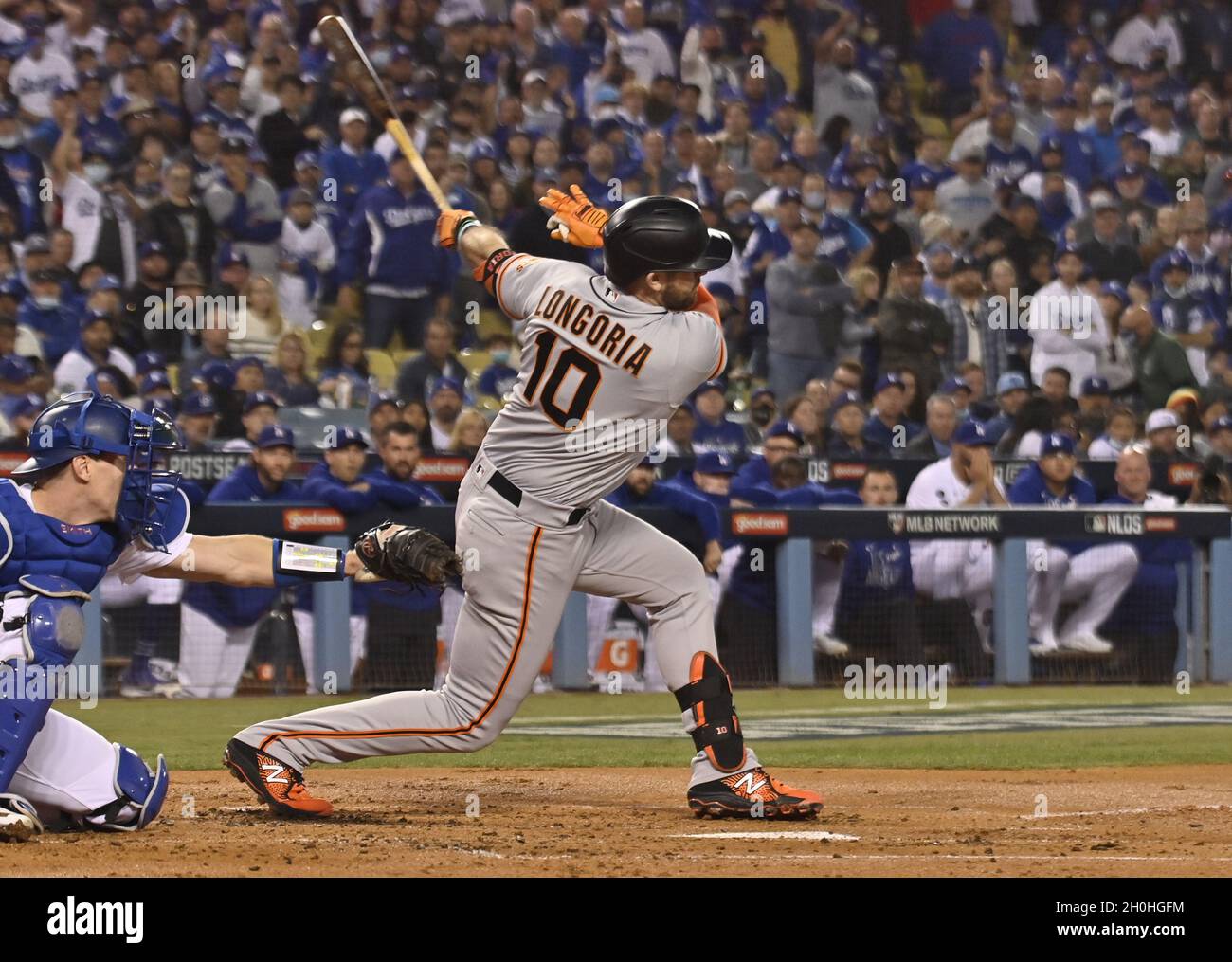 Los Angeles, United States. 12th Oct, 2021. San Francisco Giants third ...