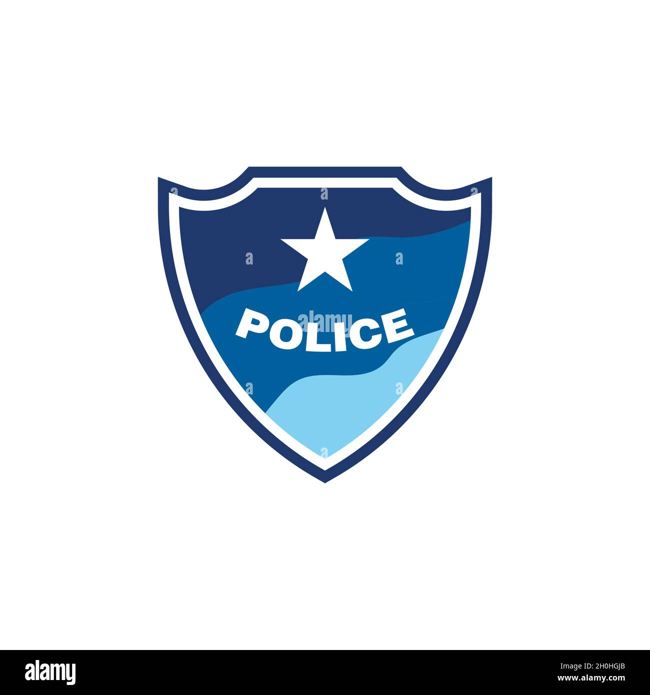 Police Vector icon design illustration Template Stock Photo - Alamy