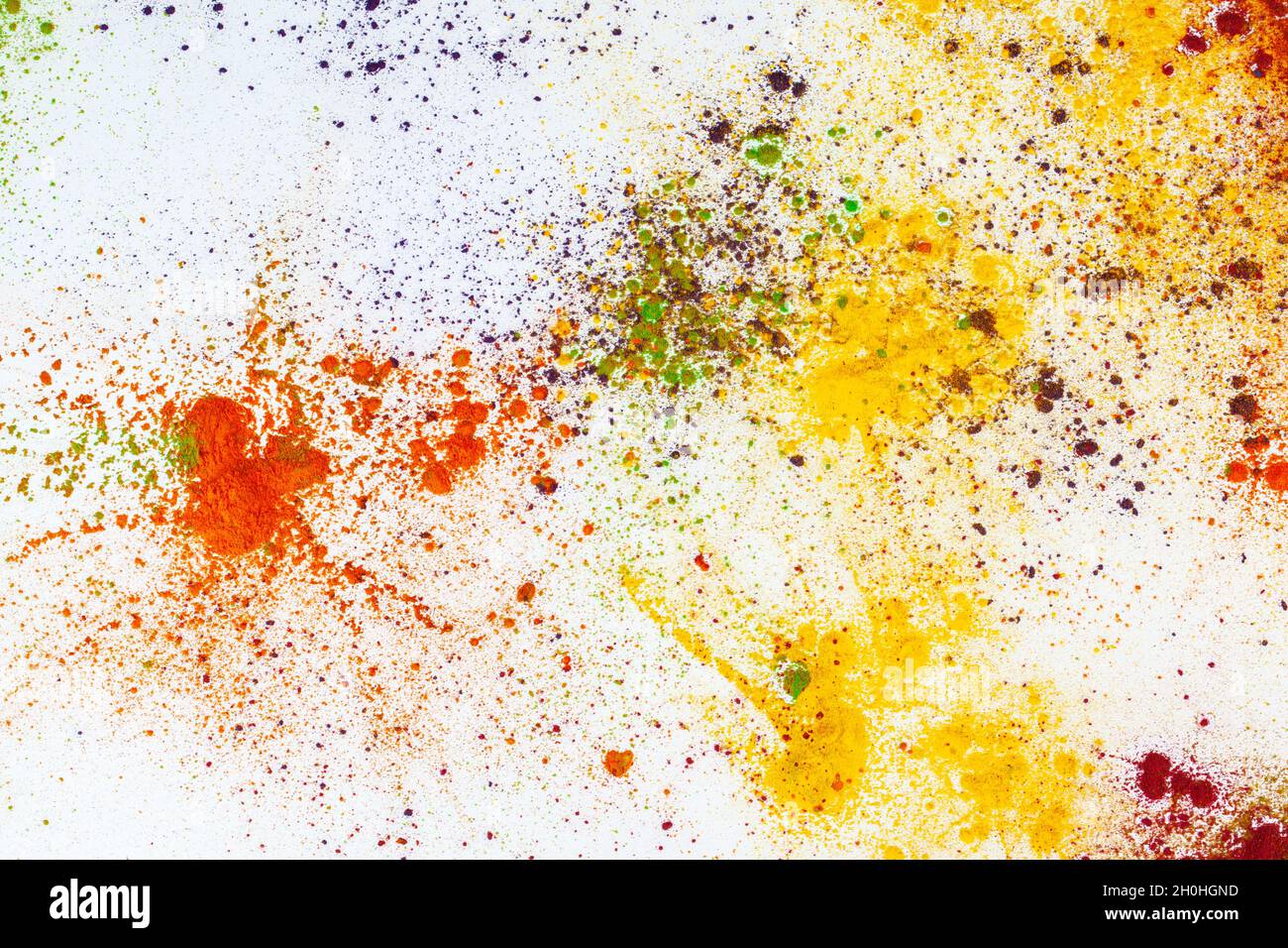 Colorful background made of Indian colorful dyes Stock Photo - Alamy