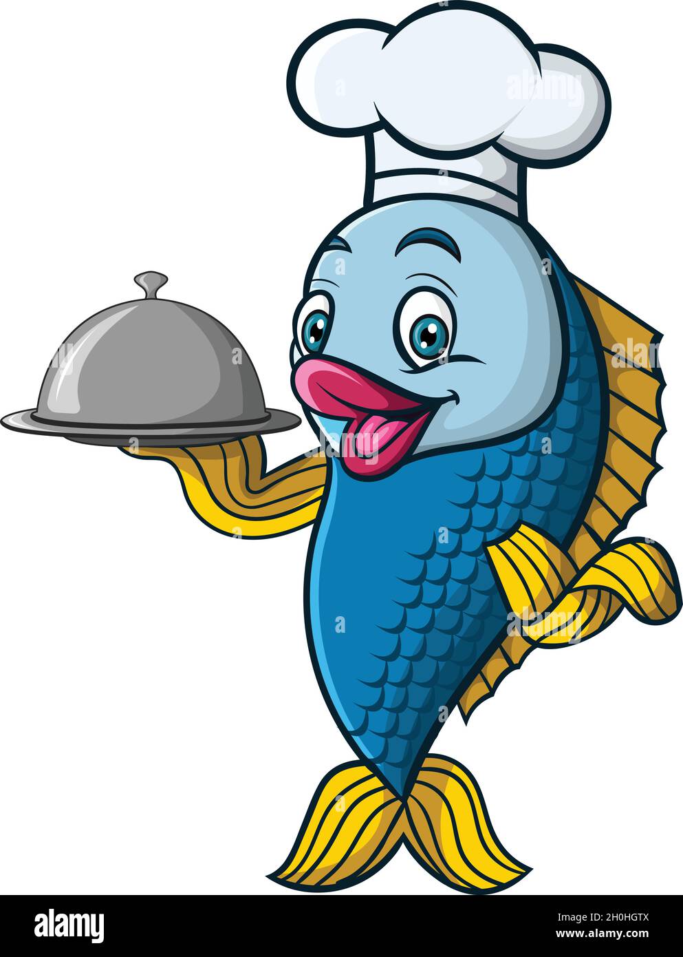 Chef fish Stock Vector Images - Alamy