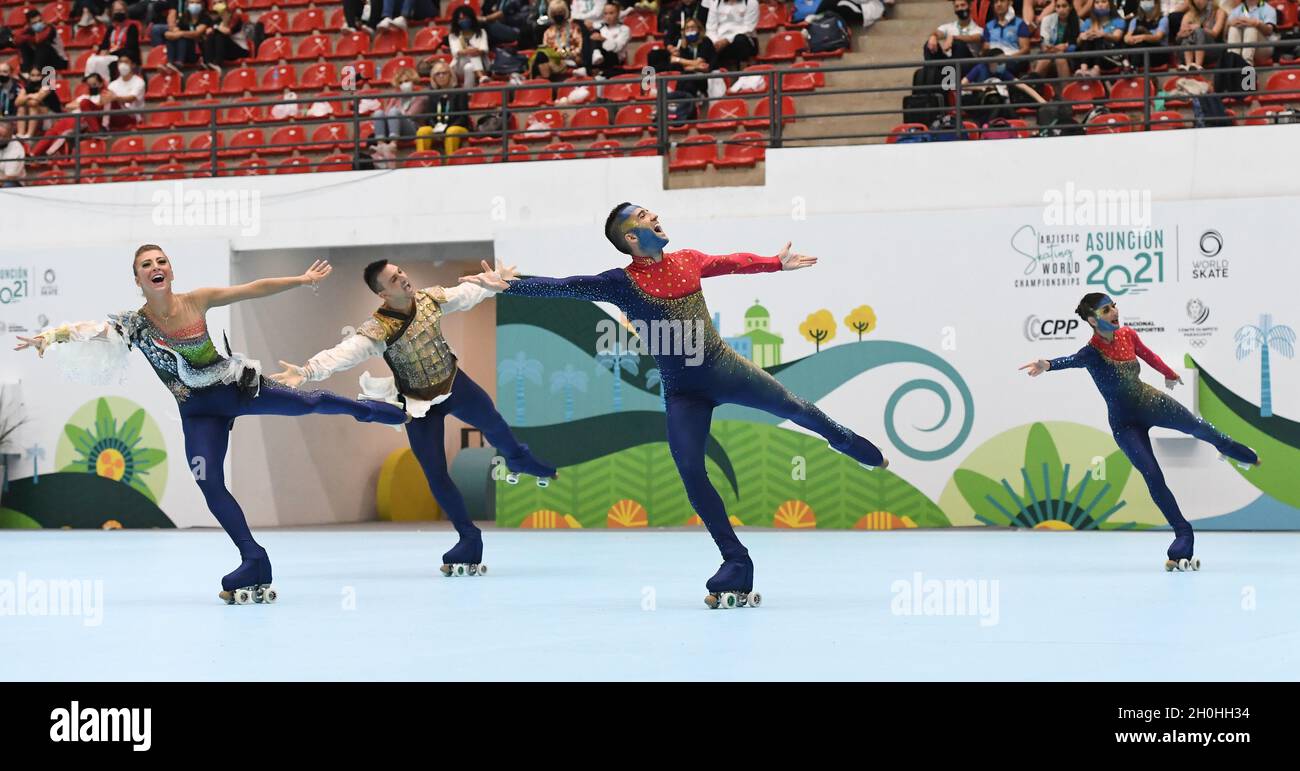 NEOVIS - TURANDOT, Italy, performing in Quartets at Artistic Skating ...