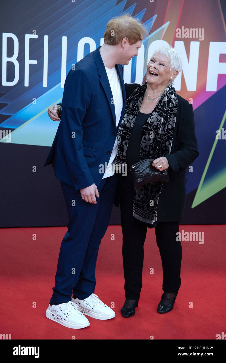 Judi Dench and Sam Williams attending the Belfast Premiere as part of ...