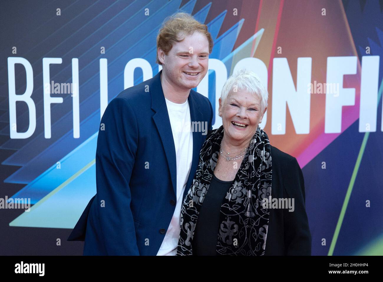 Judi Dench and Sam Williams attending the Belfast Premiere as part of ...
