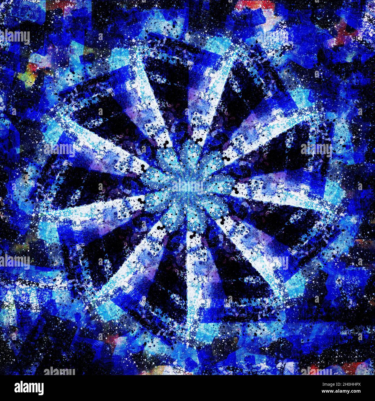 STP Screen Transfer Process - 326 - WDVMM - 762 - Blue Tracks 6 Mandala ...