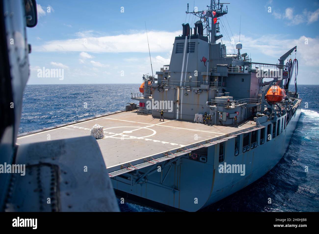 211010-N-RO680-1379 INDIAN OCEAN (Oct. 10, 2021) An MH-60S Sea Hawk ...