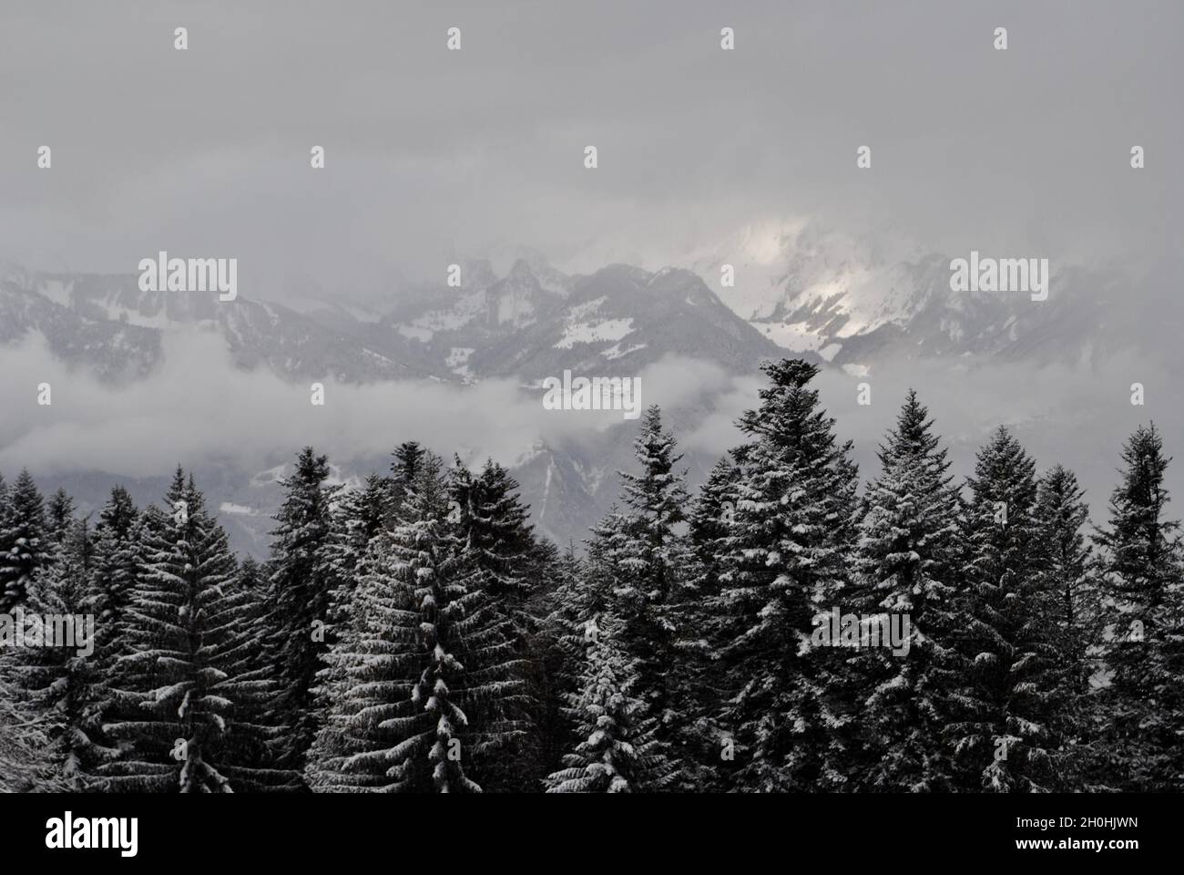 Villars sur ollon winter hi-res stock photography and images - Alamy