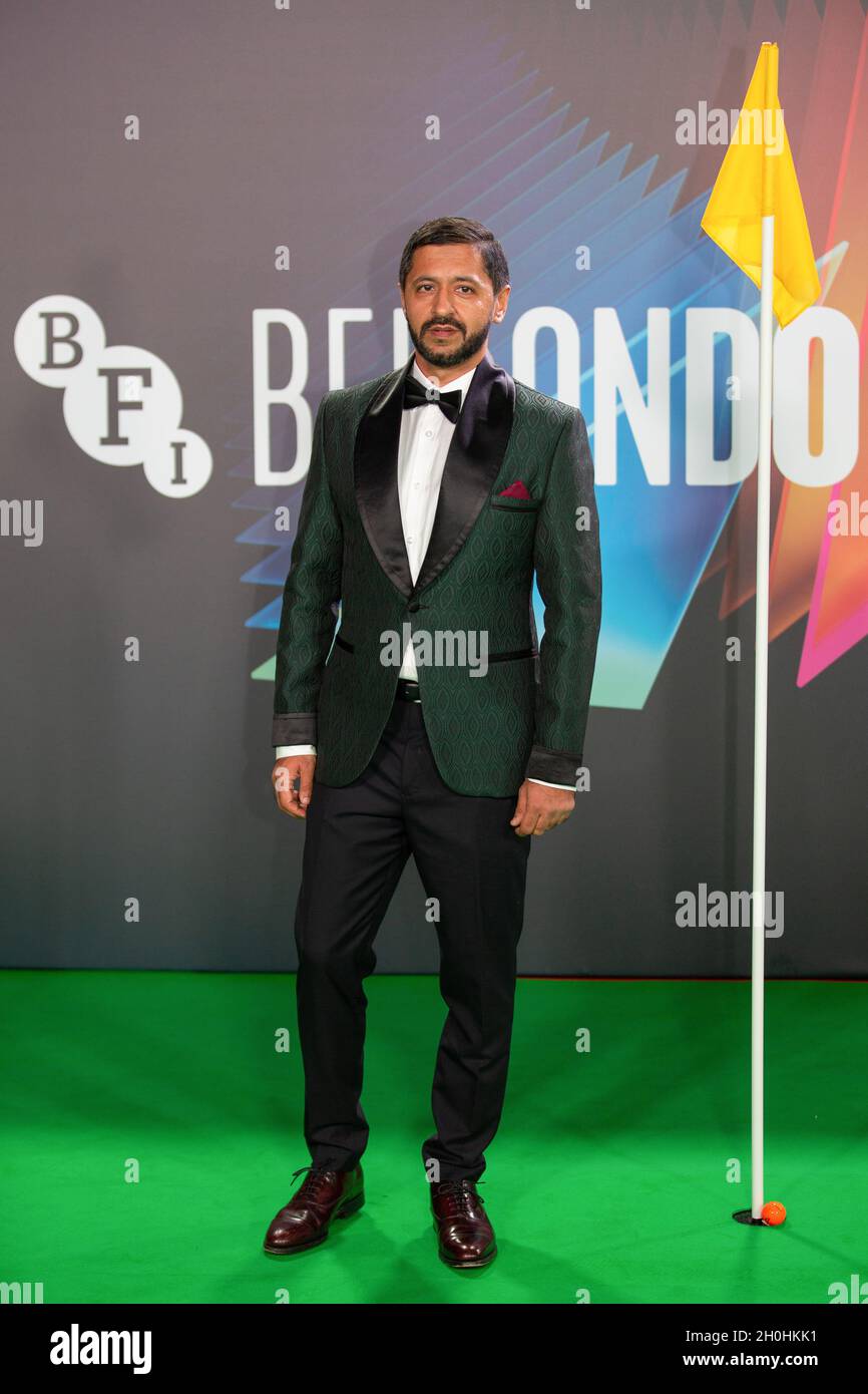 London, UK. 12th Oct, 2021. Ash Tandon attends the World Premiere of ...