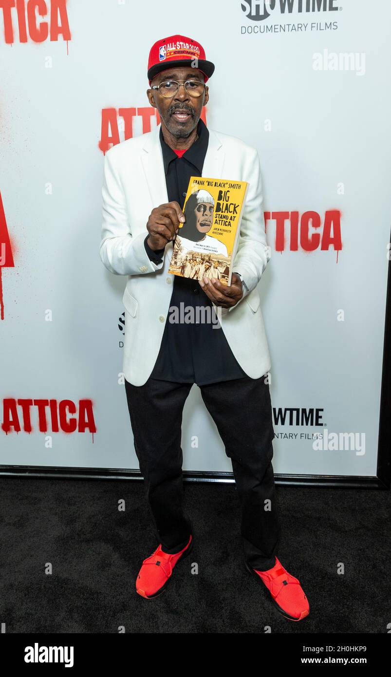 New York, NY - October 12, 2021: Attica survivor Daniel Sheppard ...