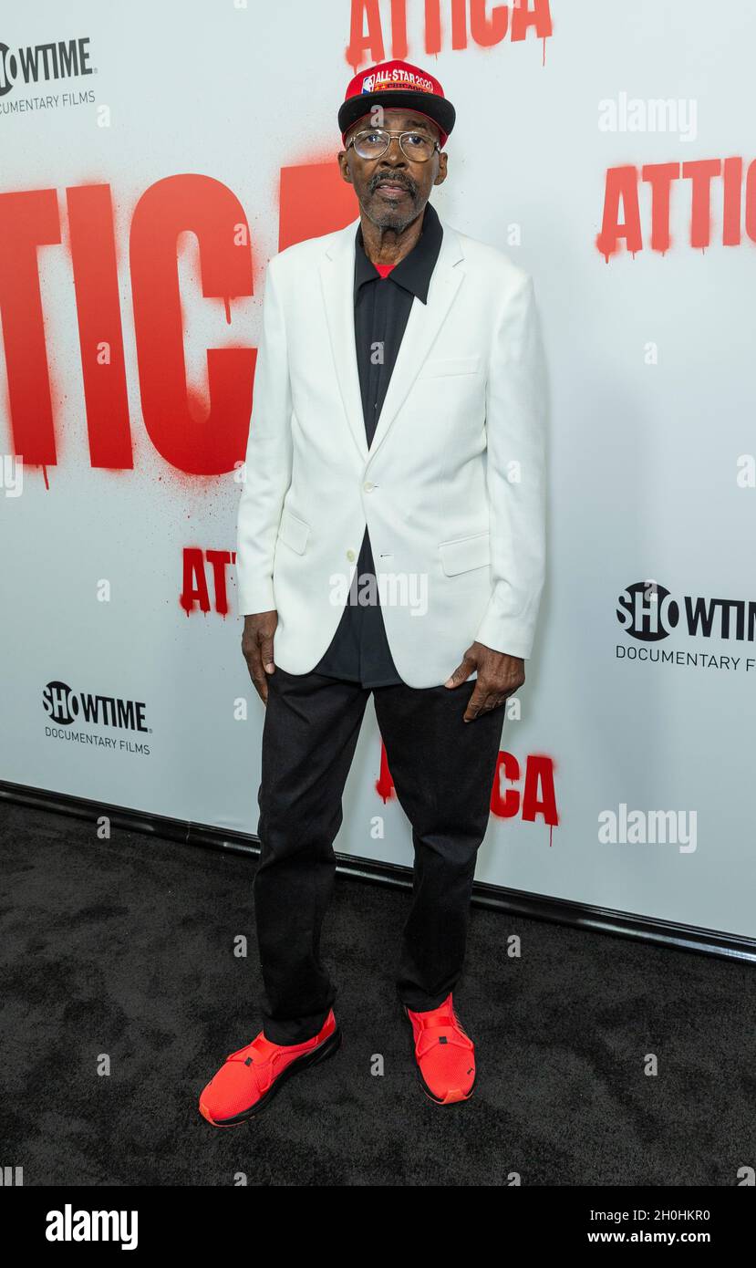 New York, NY - October 12, 2021: Attica survivor Daniel Sheppard ...