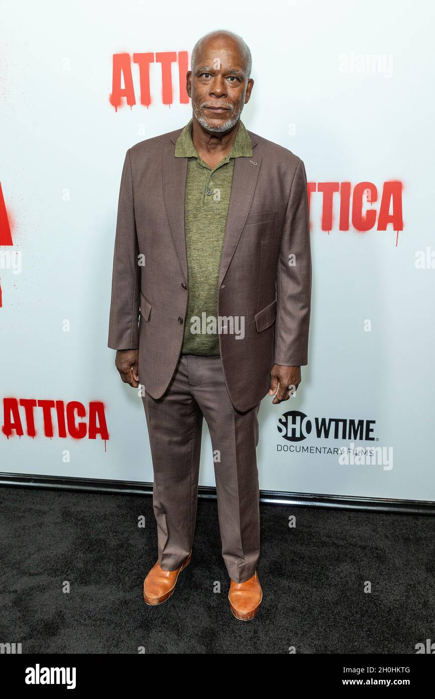 New York, USA. 12th Oct, 2021. Stanley Nelson attends screening of ...