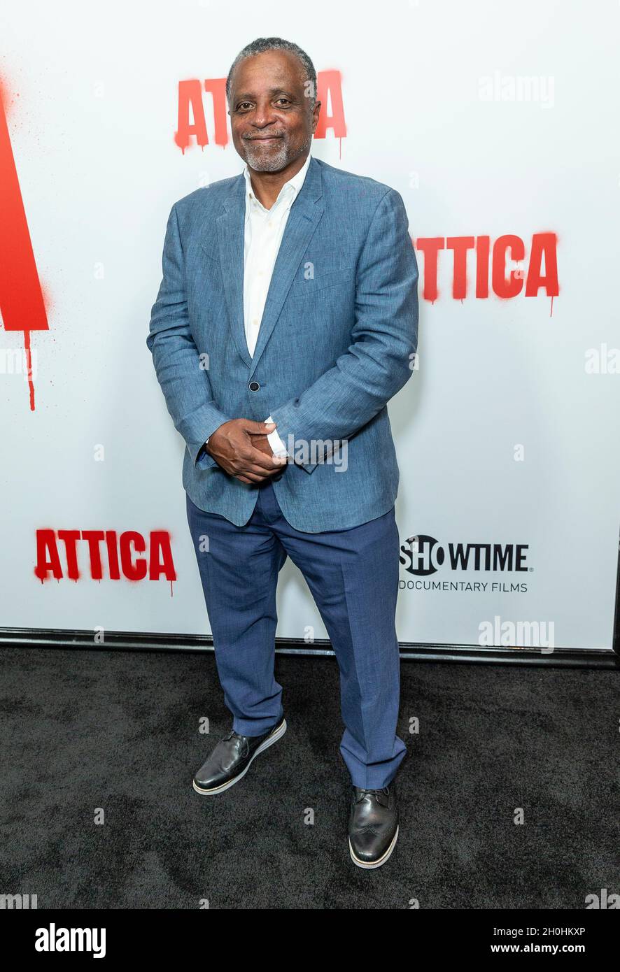 New York, USA. 12th Oct, 2021. Deputy mayor Phillip Thompson attends ...