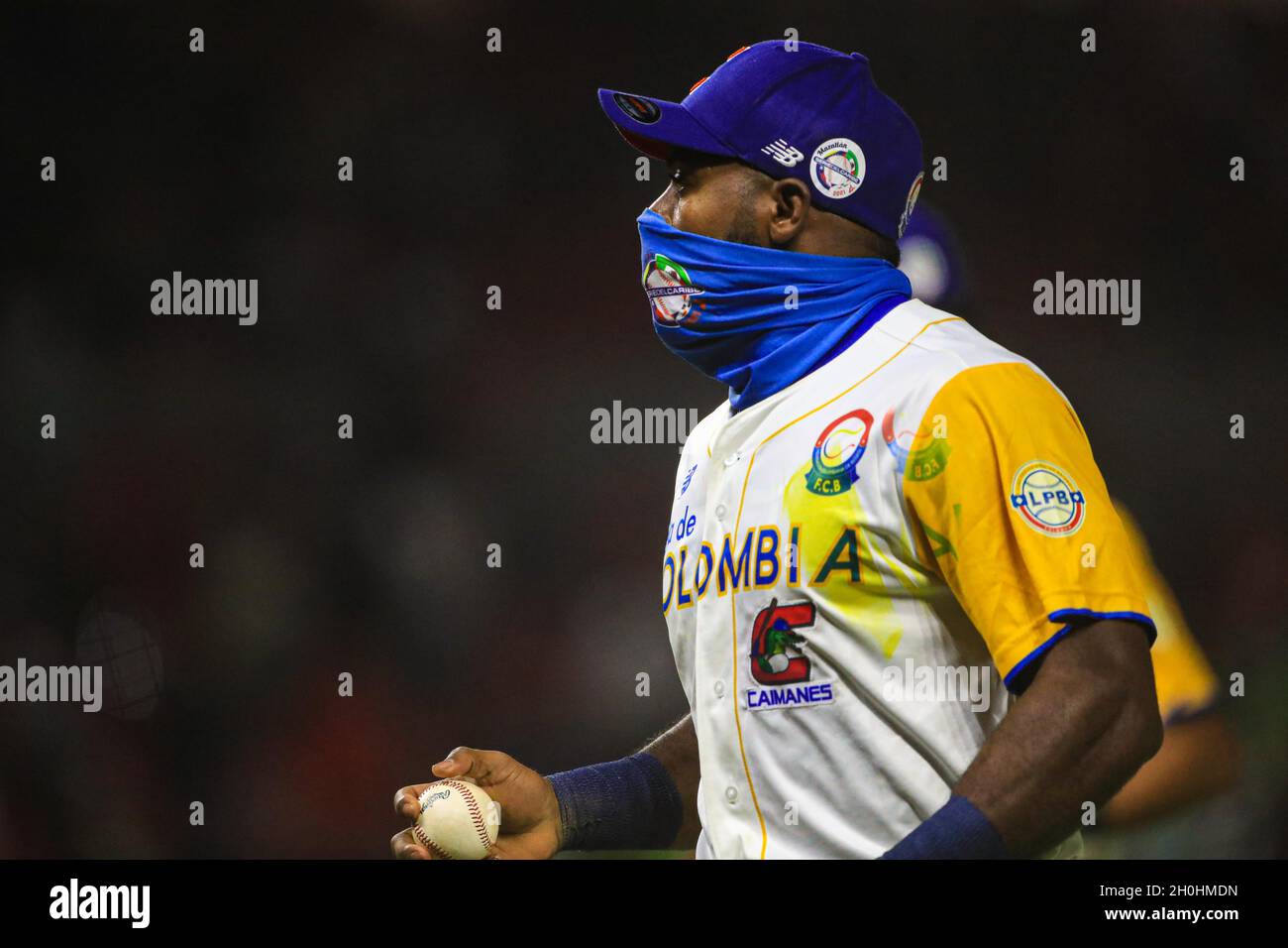 MAZATLAN, MEXICO - JANUARY 31: Evan Manuel Mendoza of Caimanes de ...