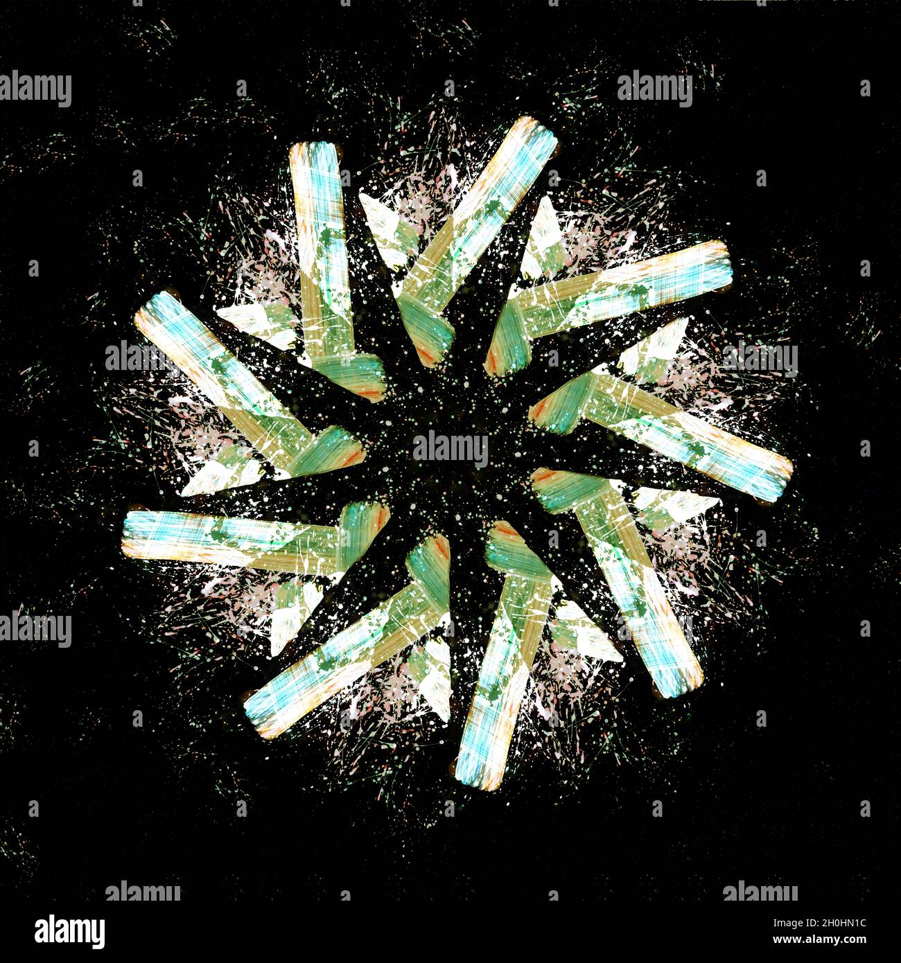 STP Screen Transfer Process - 343 - WDVMM - 721 - Gurry 3 Mandala Stock ...