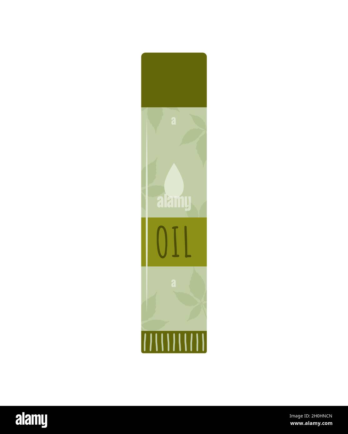 Lips oil. Natural face care product. Morning routine. Hand drawn ...