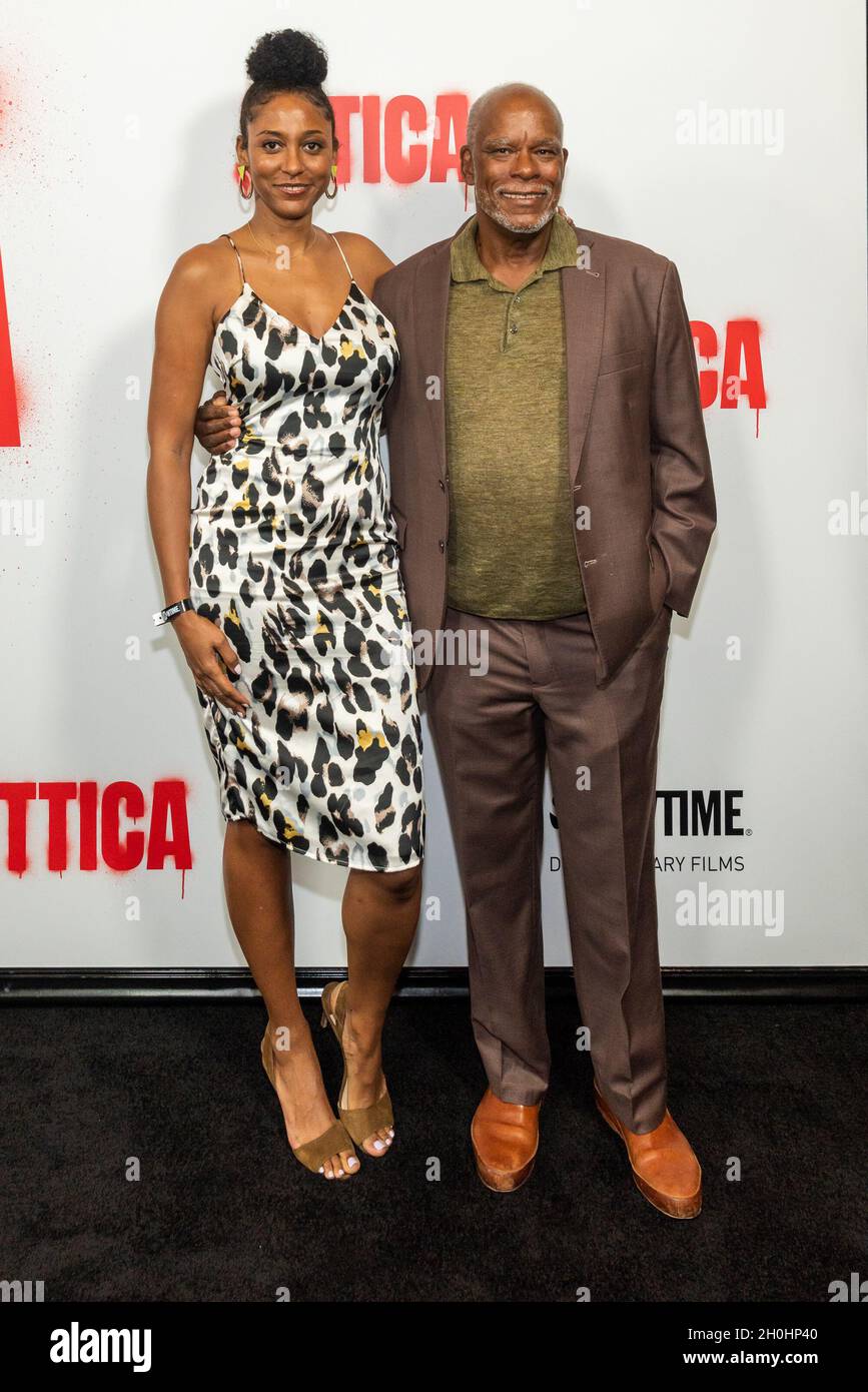 New York, USA. 12th Oct, 2021. Traci Curry and Stanley Nelson attend ...